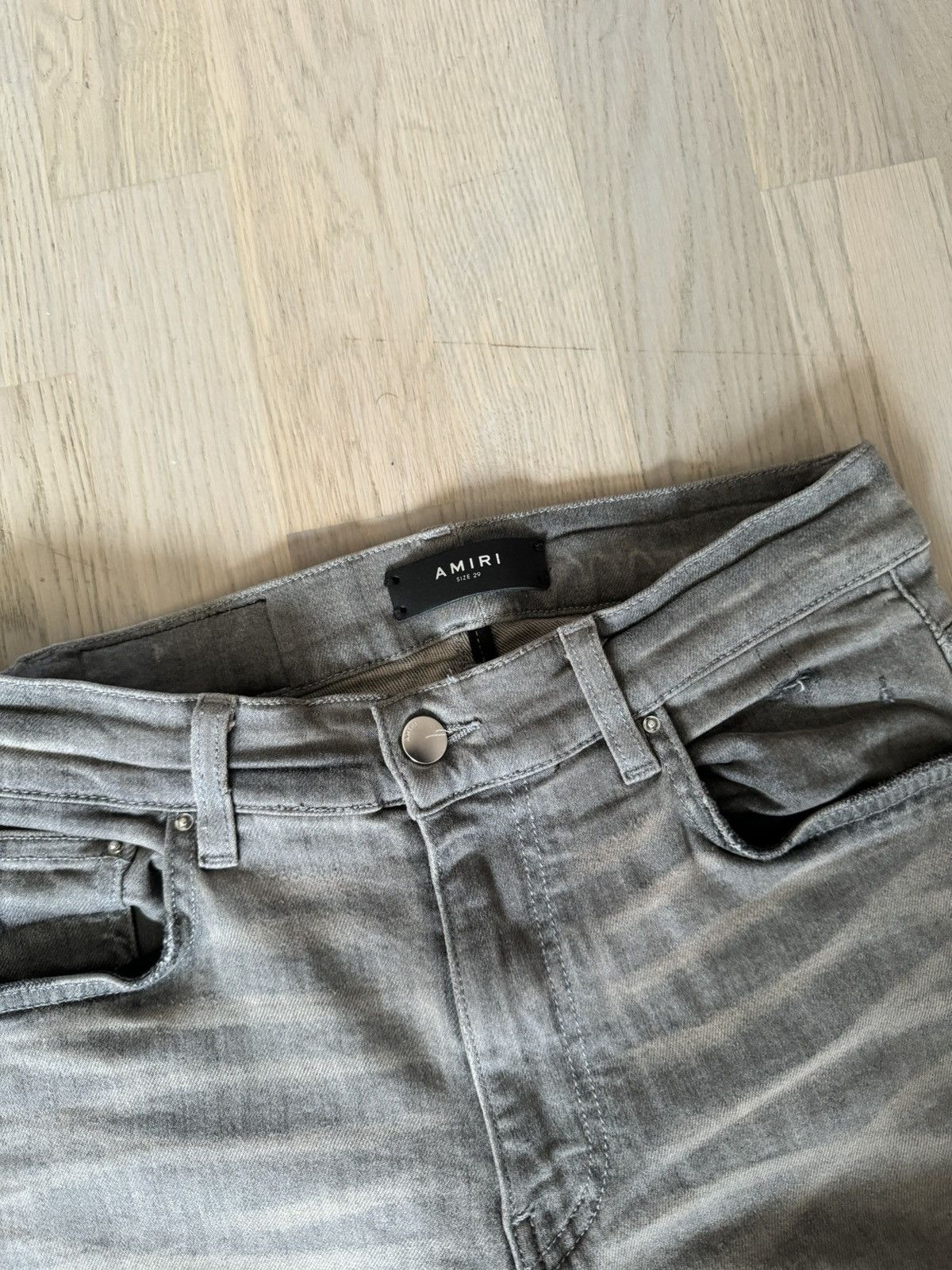 Amiri AMIRI jeans STUDY SIZES IN PHOTOS SHOWN BY TAPE MEASURE | Grailed