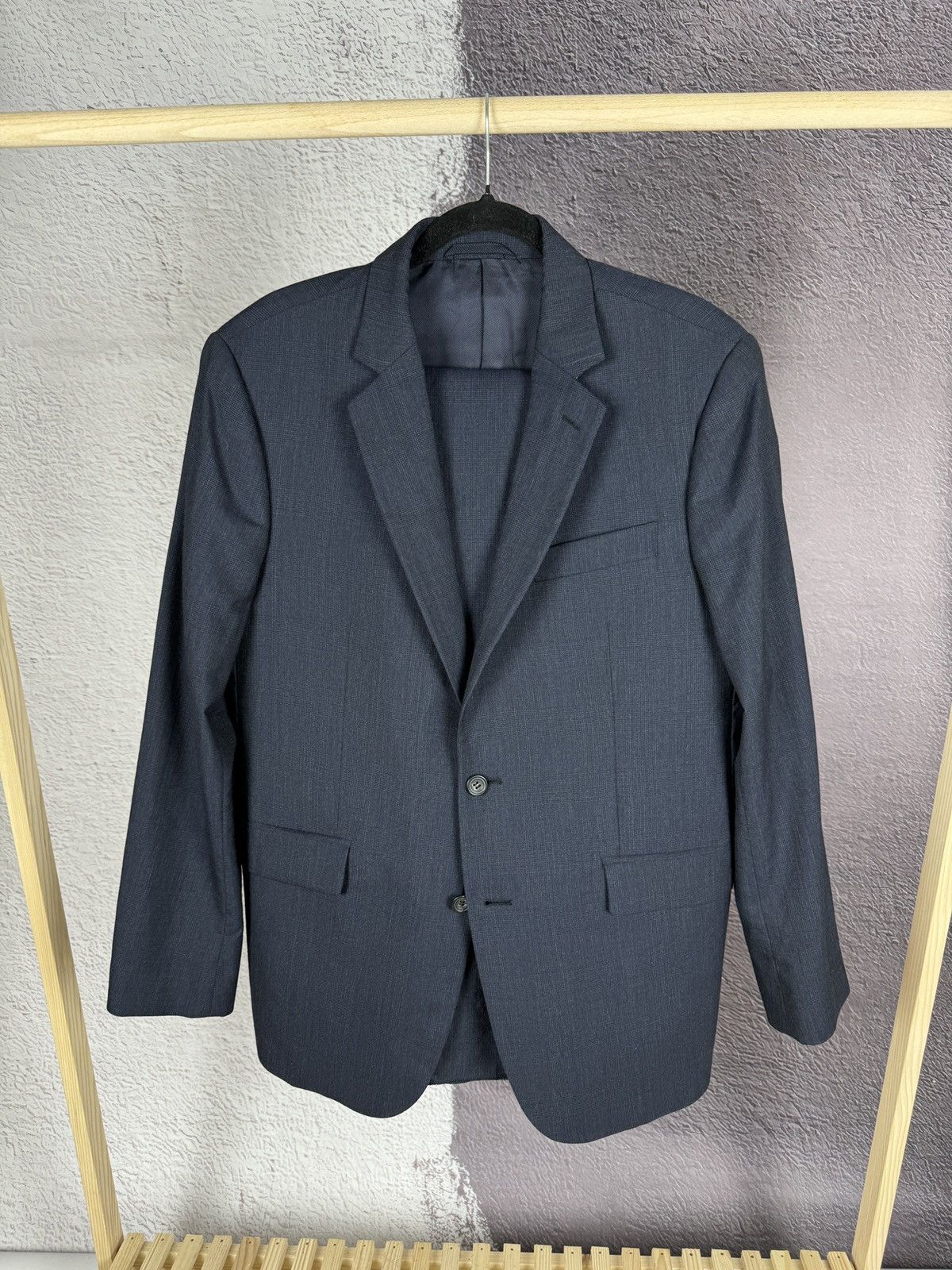 Hackett × Luxury Men's Hackett Mayfair Lightweight Tonal Check Dark ...