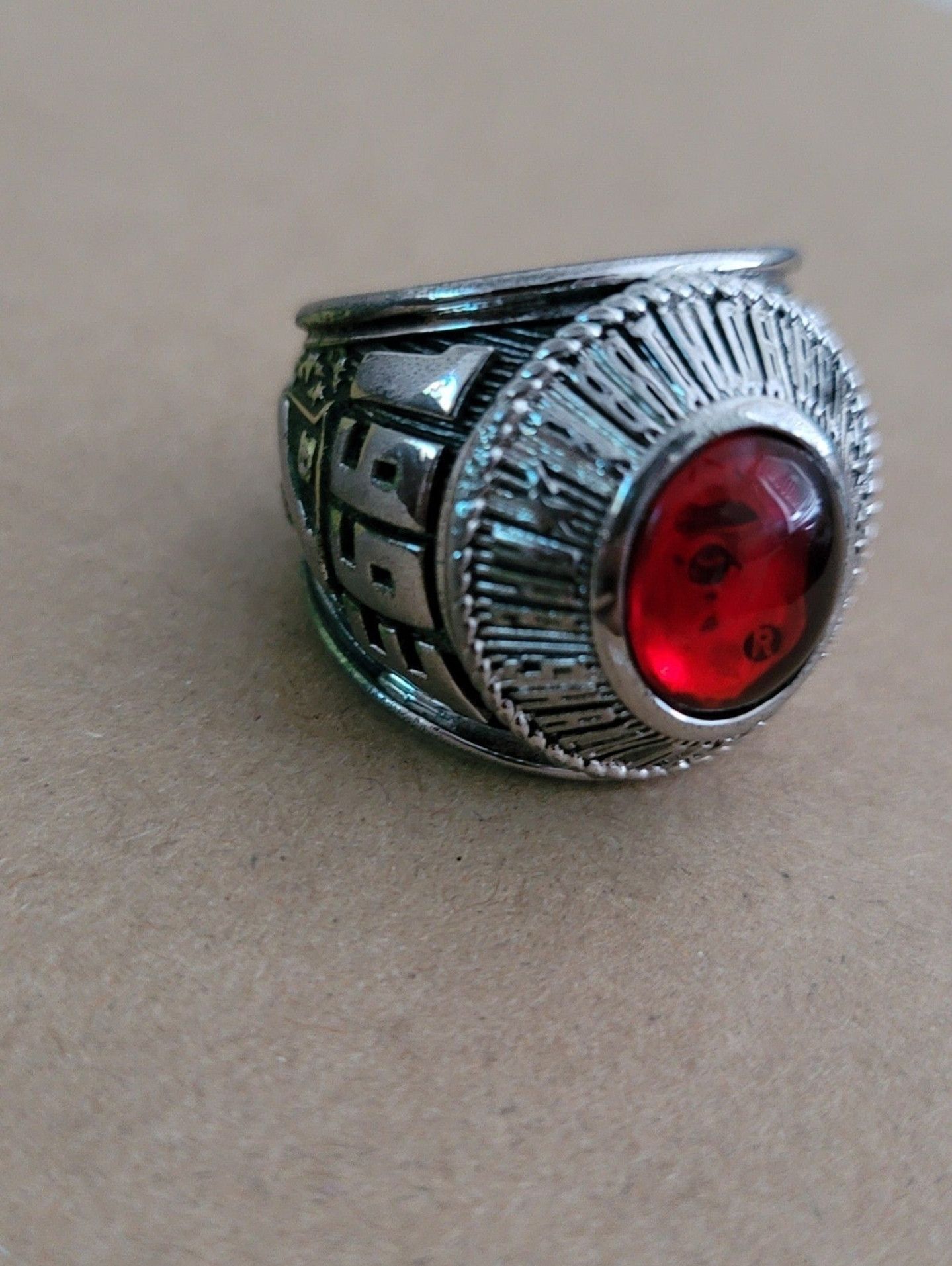 Bape A Bathing Ape College Ring | Grailed