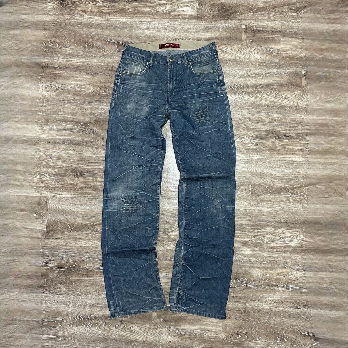 Japanese Brand Vintage Y2K Opium LGB IfSixWasNine style Crown Denim ...