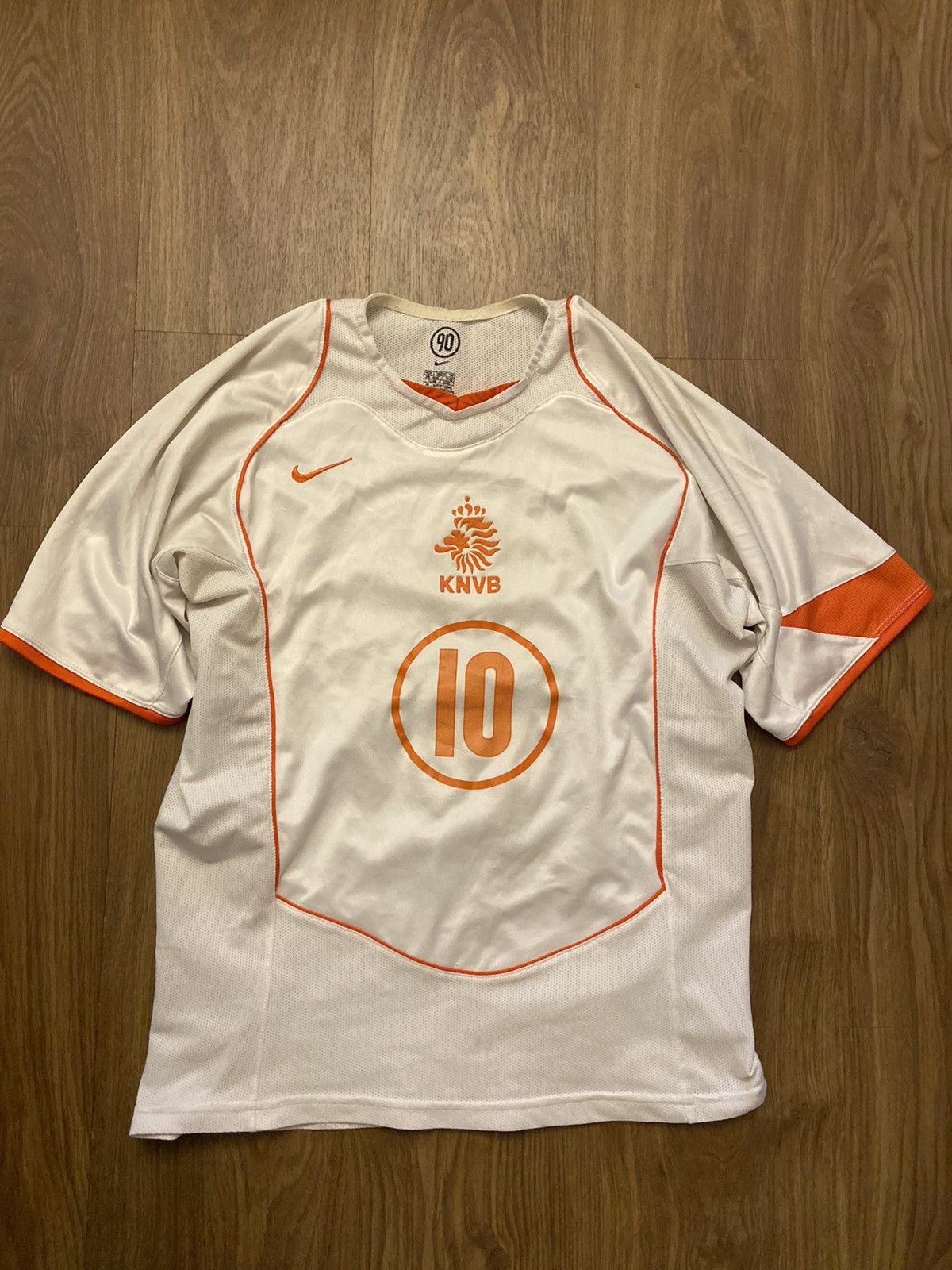 Nike × Vintage KNVB V.NISTELROOY 10 NIKE HOLLAND VINTAGE SOCCER JERSEY Y2K | Grailed