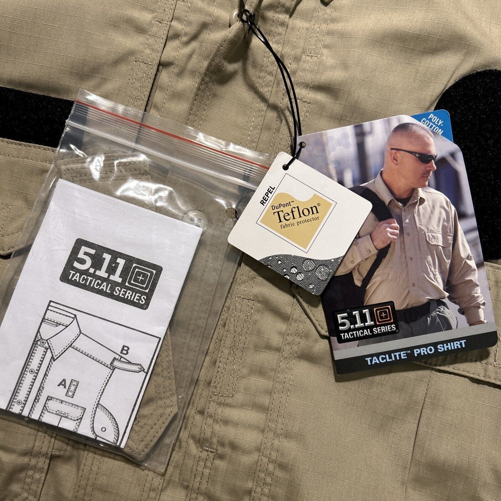 Levi's 511 Tactical Ripstop Button Up Shirt Mens Large Cargo Worker ...