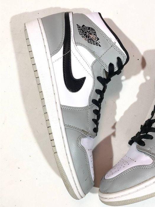 Nike Air Jordan 1 Mid Light Smoke Grey Antharcite | Grailed