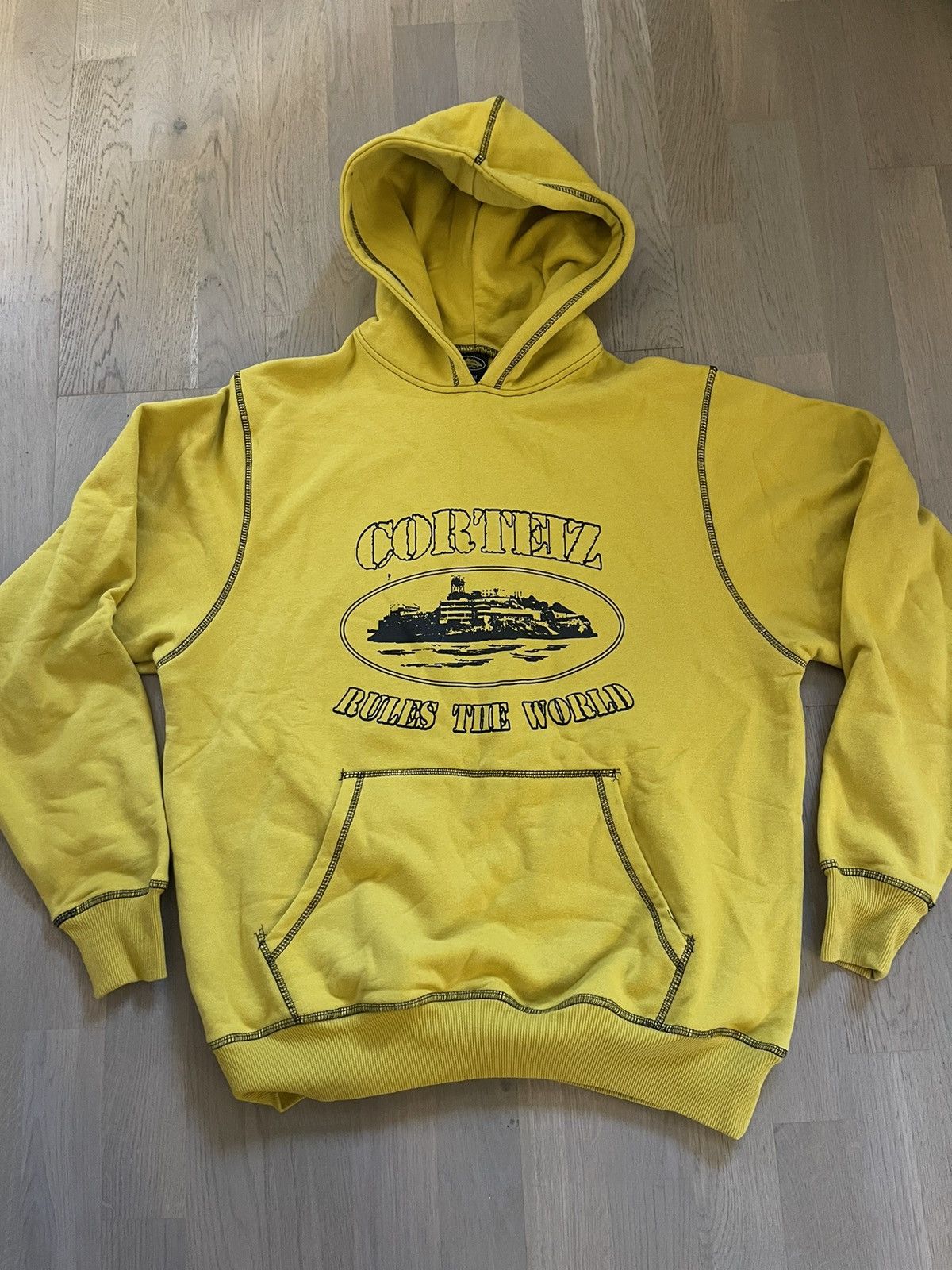 Corteiz CORTEIZ hoodie sizes shown in photos BY REAL TAPE MEASURE | Grailed