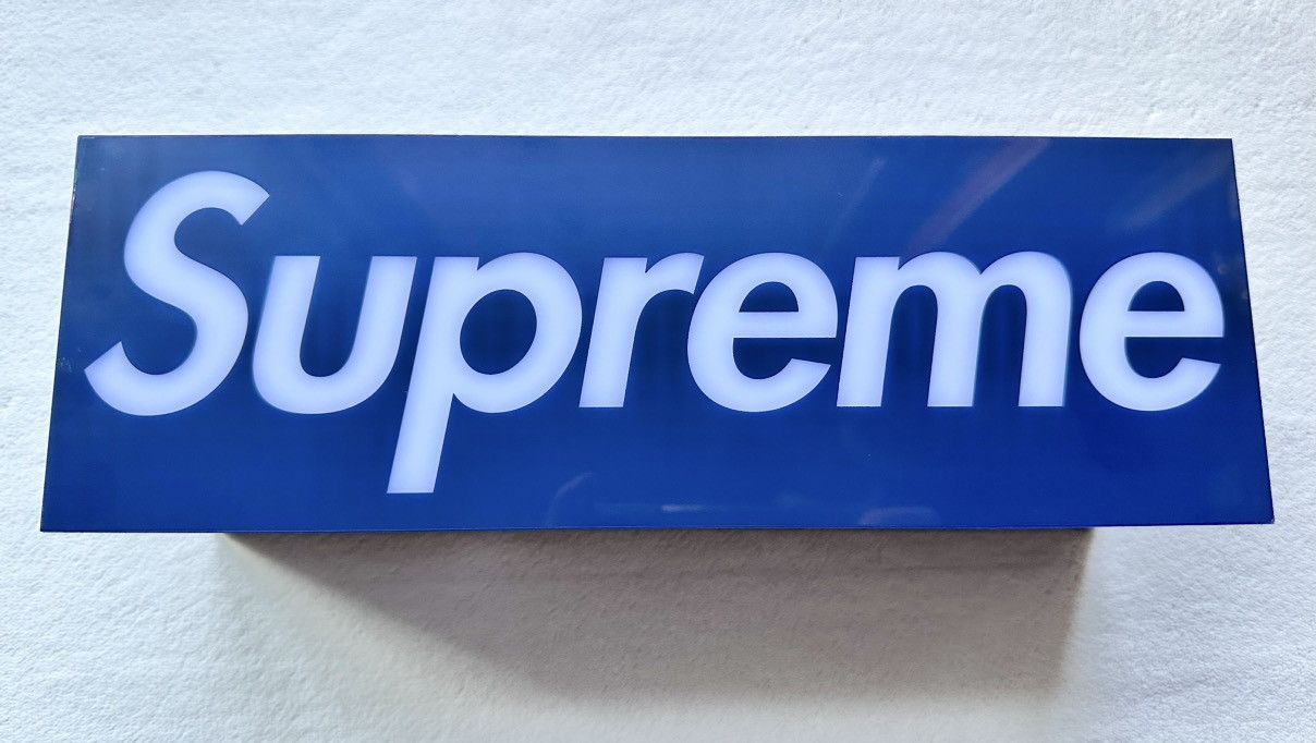 Supreme Supreme FW23 Box Logo Lamp - Blue | Grailed