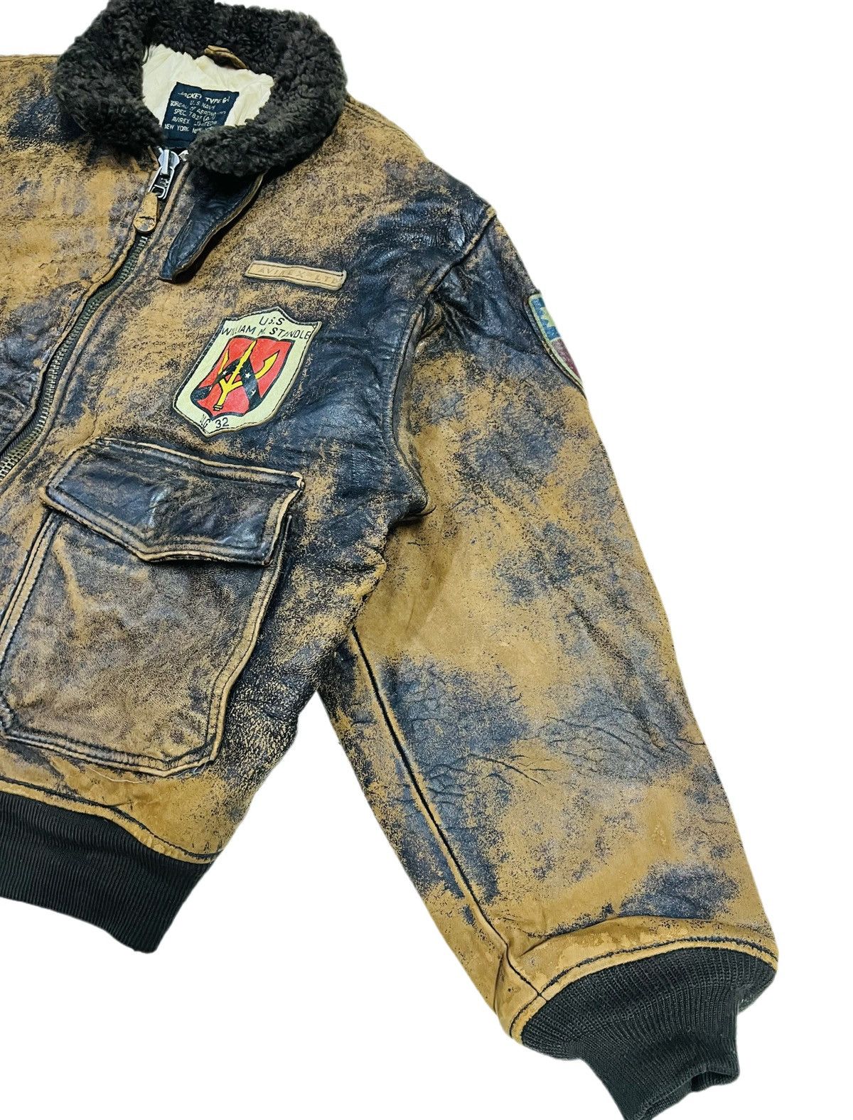 Vintage VINTAGE AVIREX LIMITED TYPE G-1 TOP GUN LEATHER JACKET | Grailed