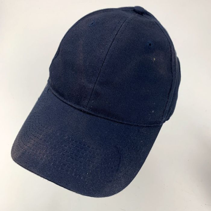 Vintage Blank Blue Ball Cap Hat Adjustable Baseball | Grailed