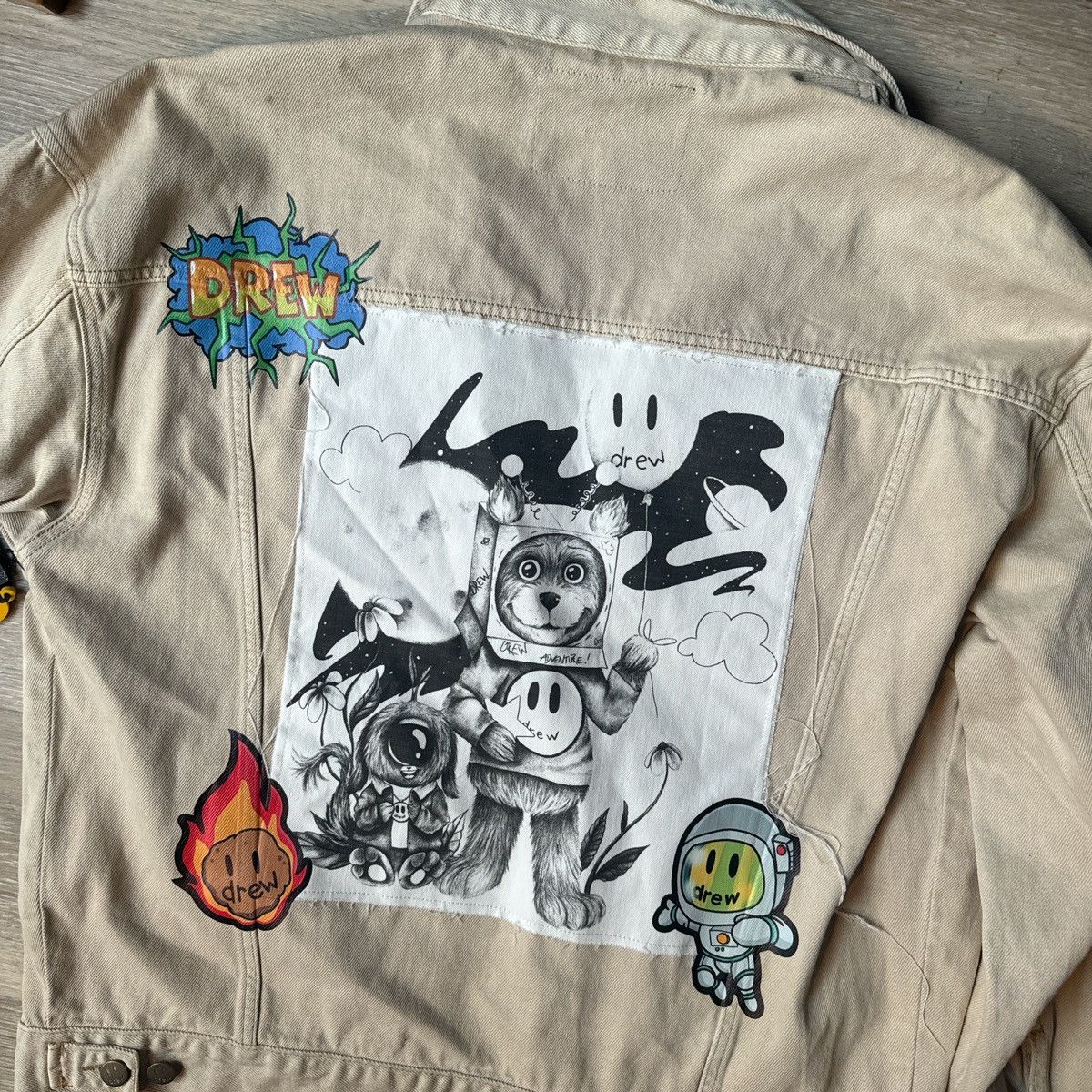 Drew House Drew House Secret Embroidery Denim Jacket | Grailed