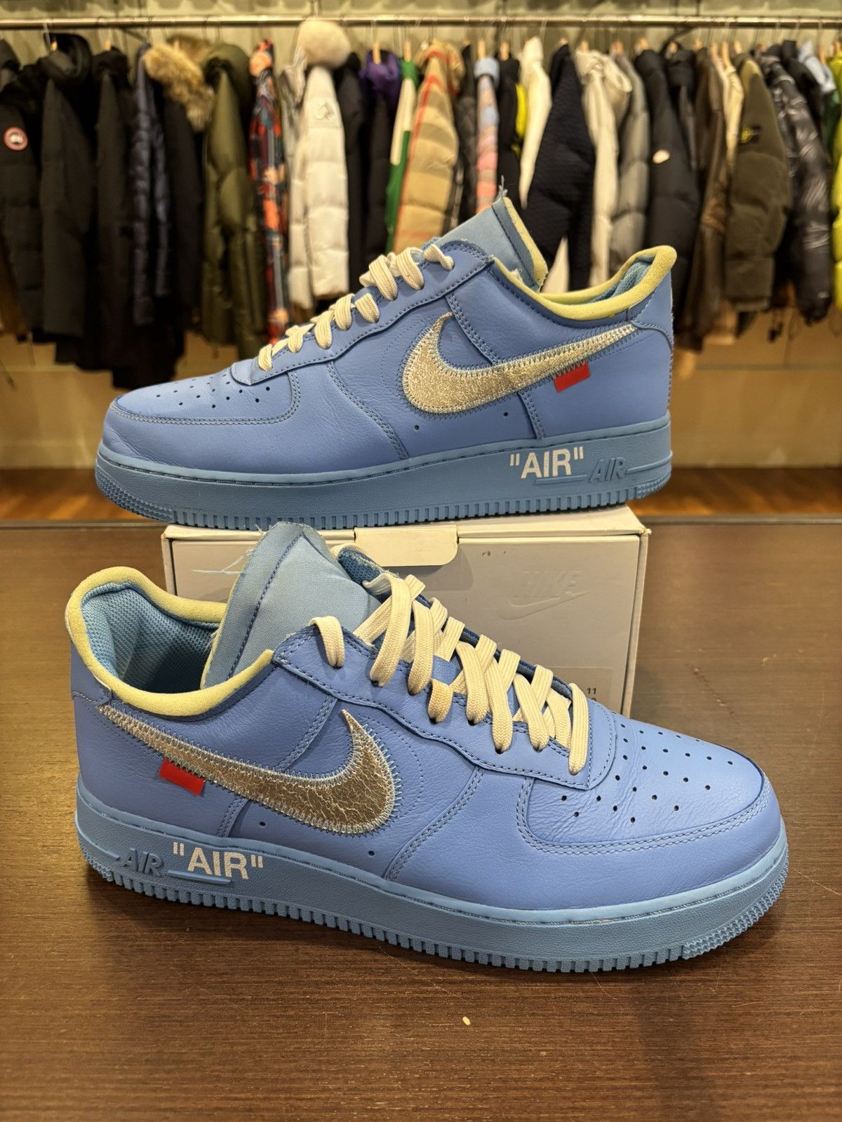 Nike × Off-White Off-White Nike Air Force 1 Low ‘MCA University Blue ...
