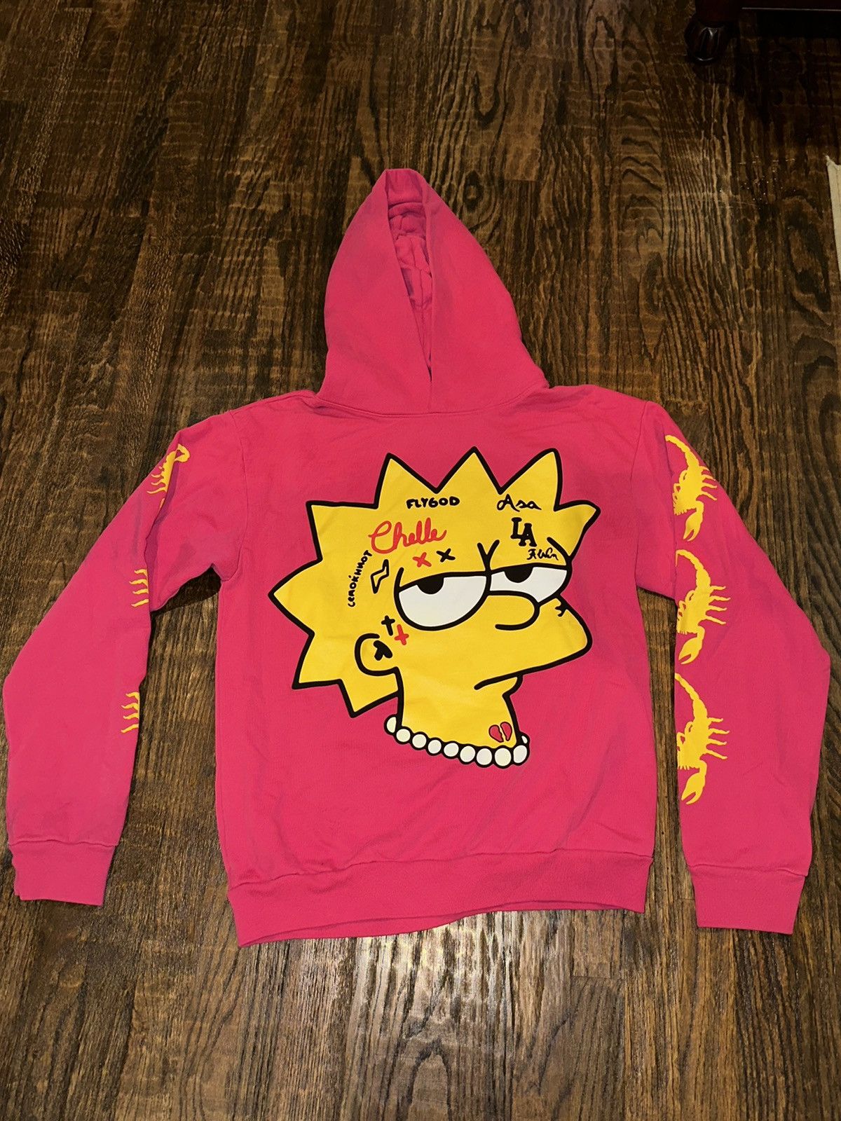 Streetwear Westside Gunn X Fashion Rebels Lisa Simpsons Hoodie | Grailed