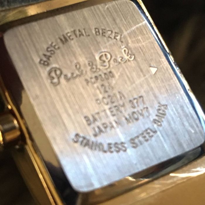 Jewelry Peck & Peck brown topaz stone cuff watch | Grailed