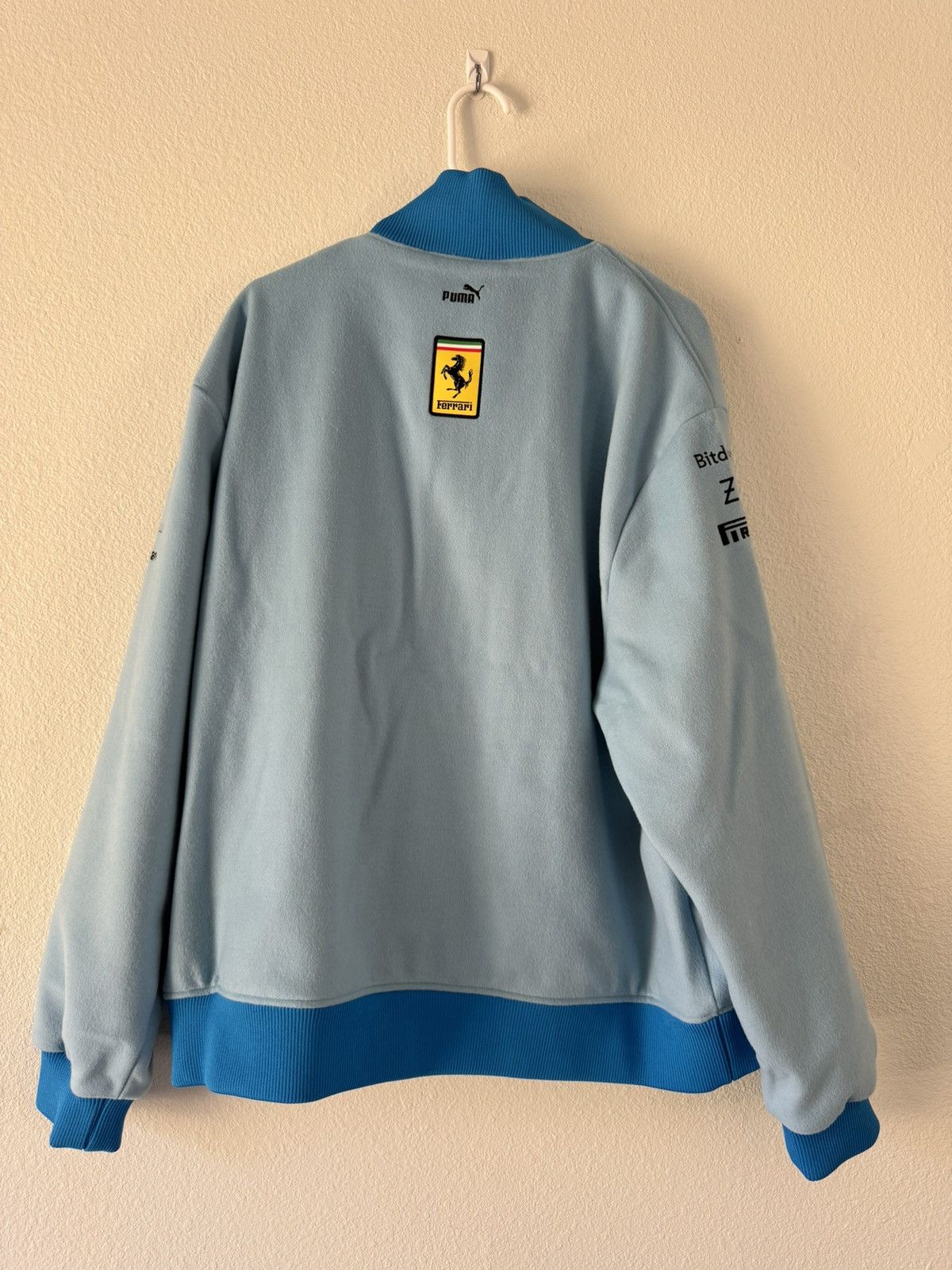 Puma Puma Scuderia Ferrari Miami F1 Men's Varsity Jacket 2024 XL | Grailed