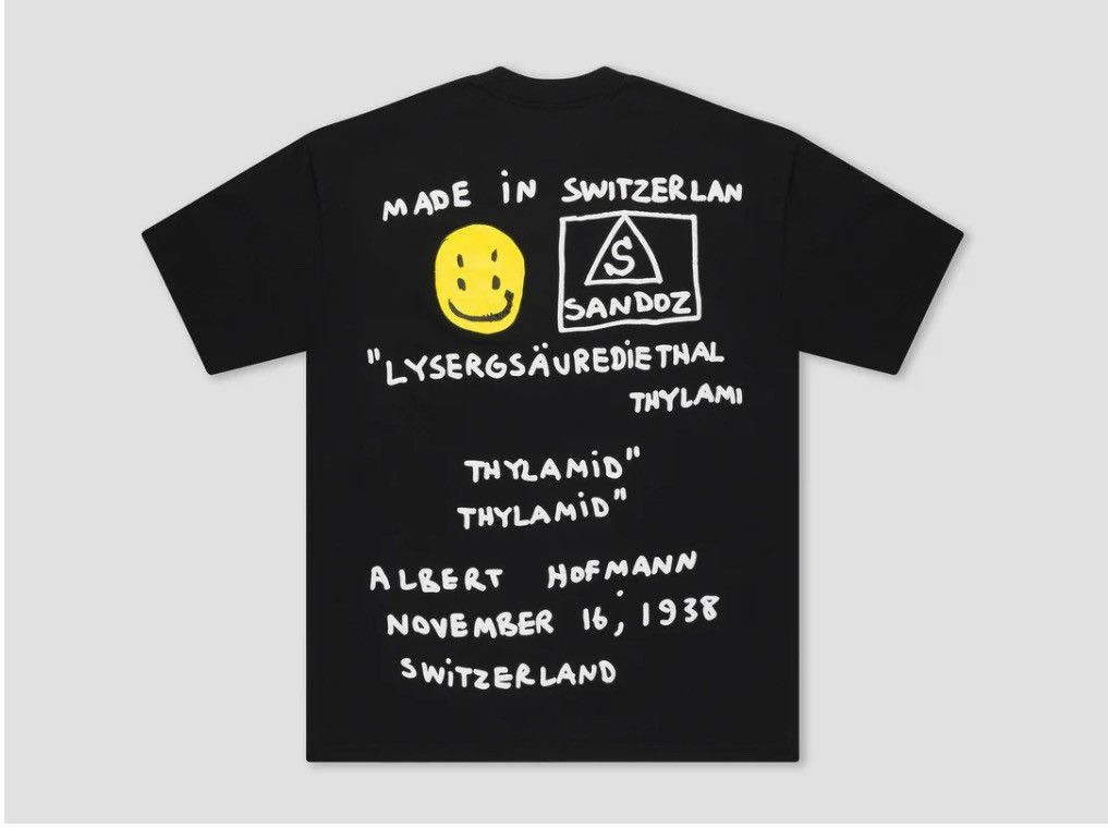 Cactus Plant Flea Market CPFM SANDOZ T-SHIRT (BLACK) | Grailed