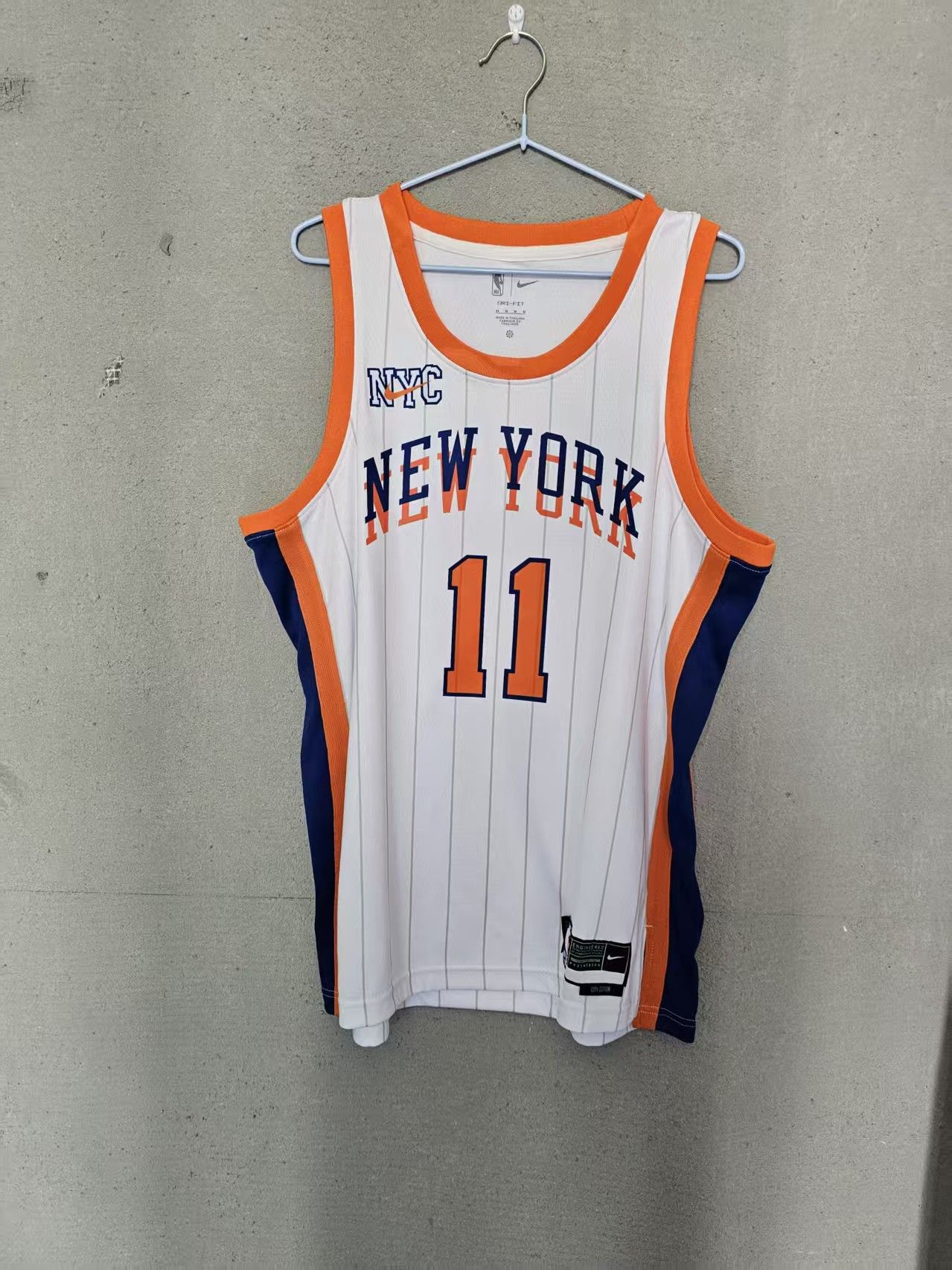 NBA New York Knicks #11 Jalen Brunson Jersey 25 City Edition L | Grailed