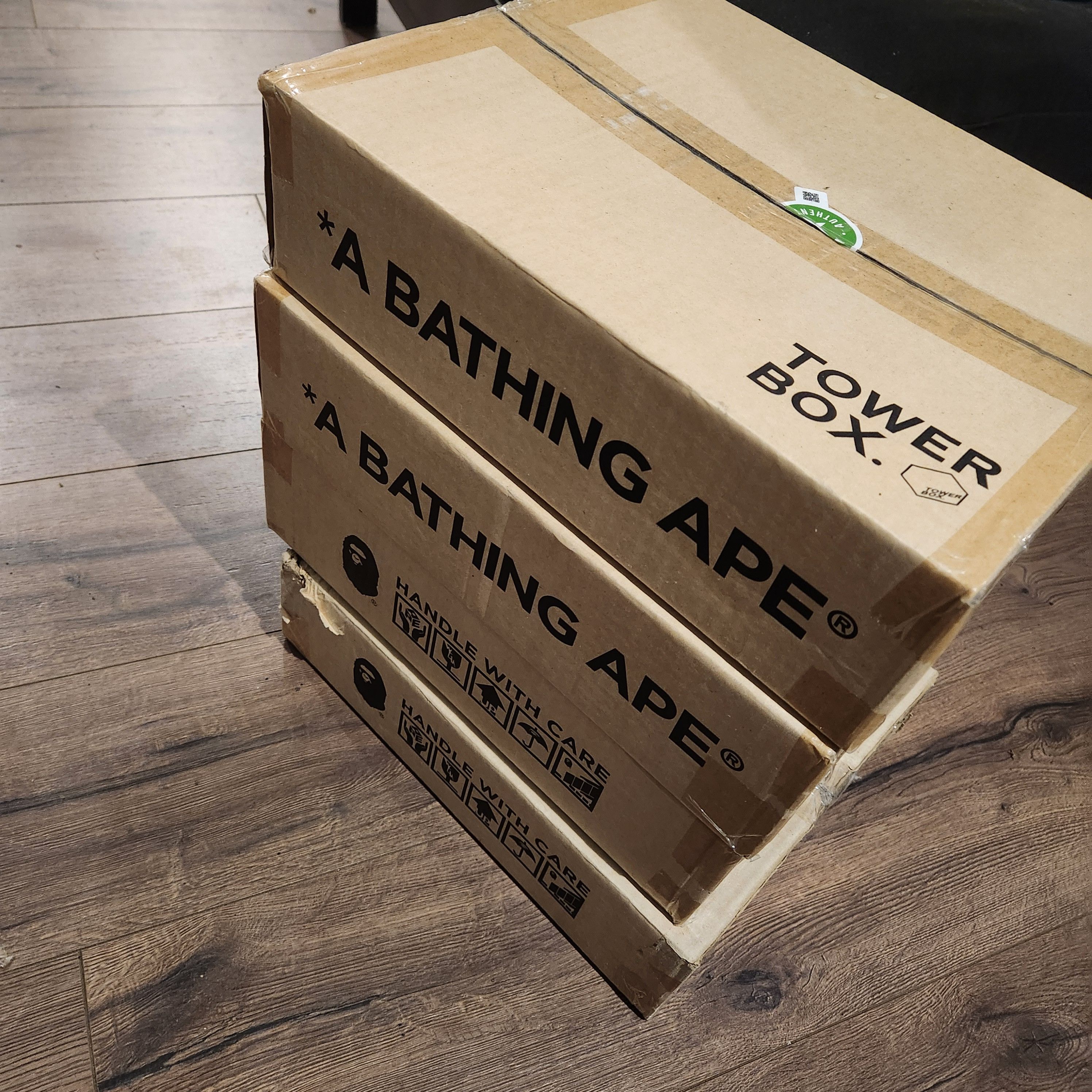 Bape 4 x Bape Tower Boxes | Grailed