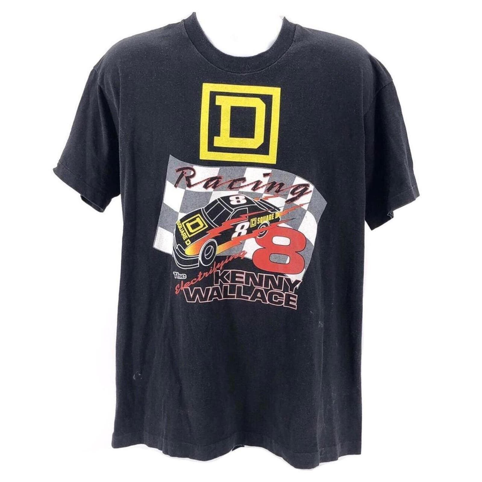 Fruit Of The Loom Kenny Wallace Square D Racing tshirt 90s 1990s ...