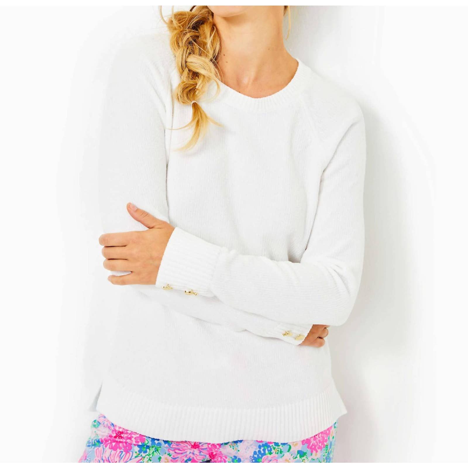 Lilly Pulitzer Praxon Crew Neck Sweater In Coconut | Grailed
