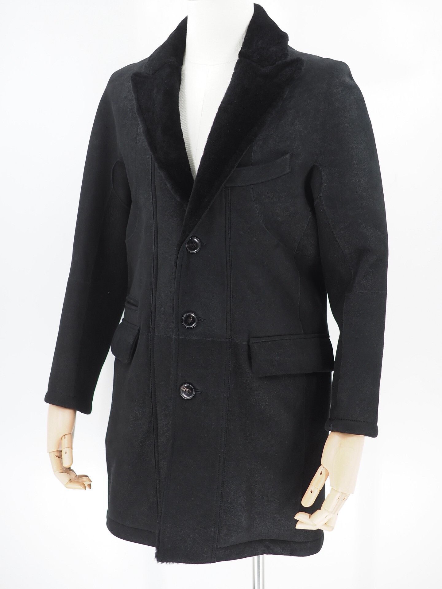 Andrew Mackenzie andrew mackenzie shearling cabin coat | Grailed