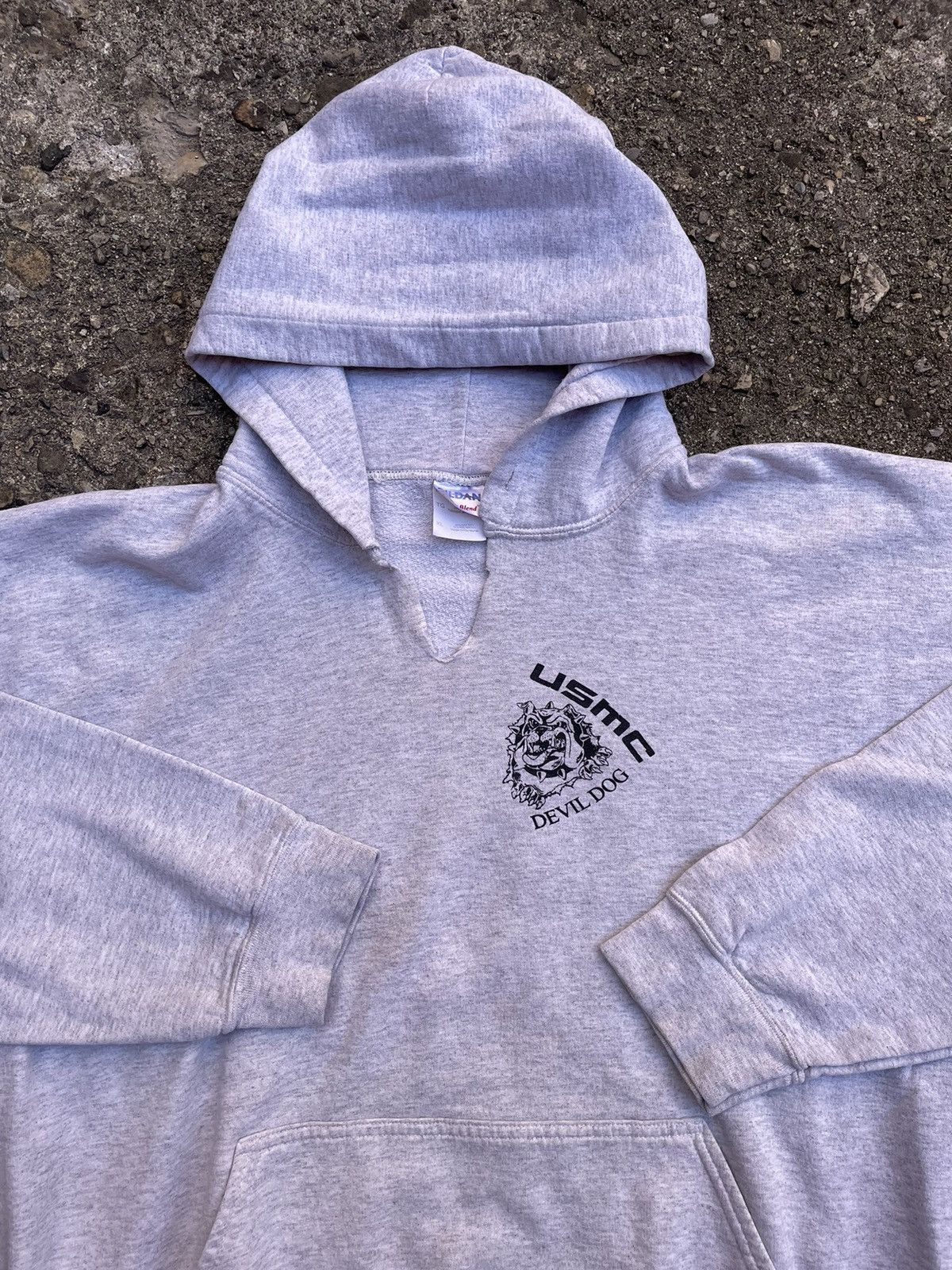 Vintage 2000’s United States Marine Corps Devil Dog Graphid Hoodie ...