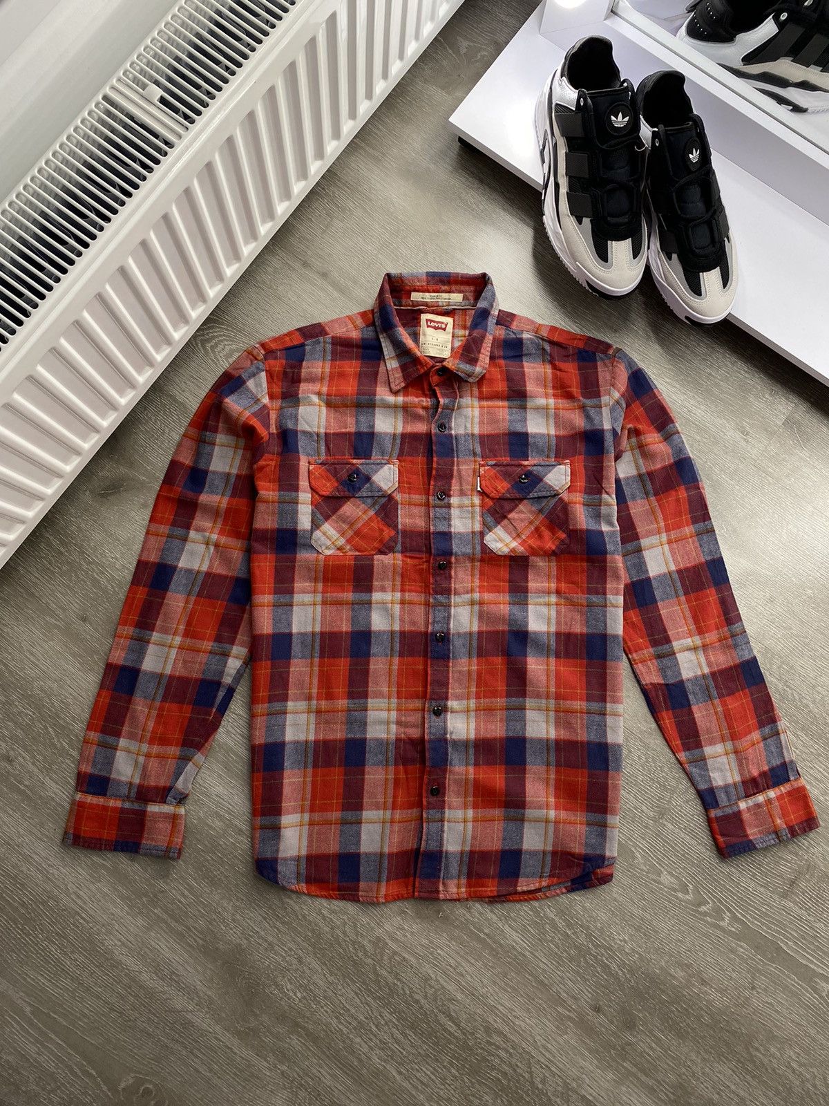 Levi's Vintage Levis Flannel Shirt Travis Scott Style | Grailed