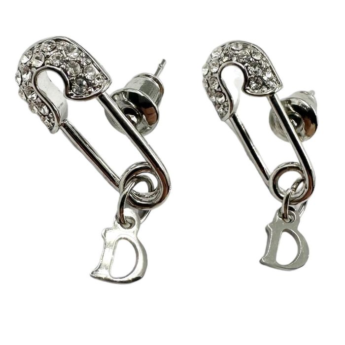 Dior Vintage Dior Safety Pin Earrings | Grailed
