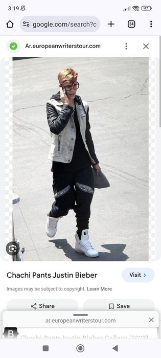Designer Chachi Momma sweatpants design as worn by Justin Bieber | Grailed