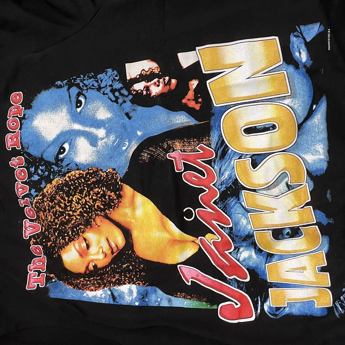 Tee Shirt RARE ⚠️ Janet Jackson Rap Tees The Velvet Rope T shirt XL | Grailed