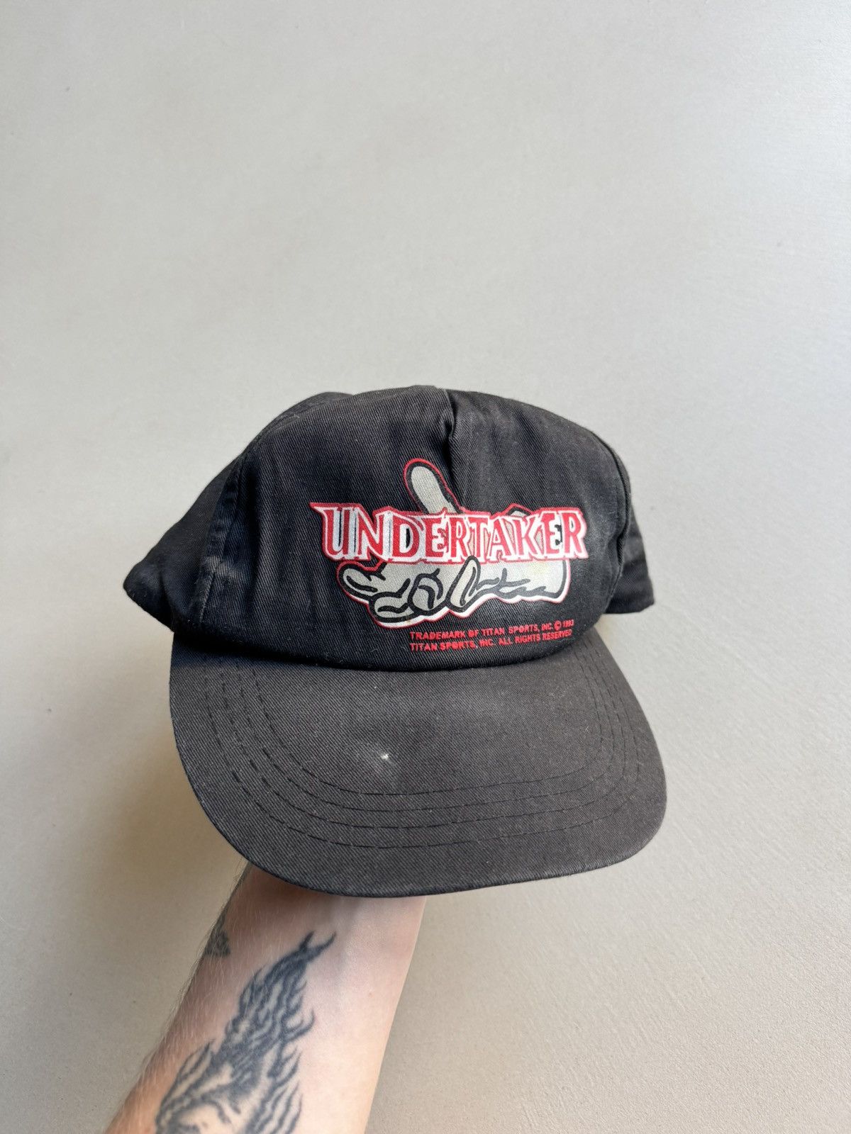 WWF 1993 WWF The Undertaker hat vintage | Grailed