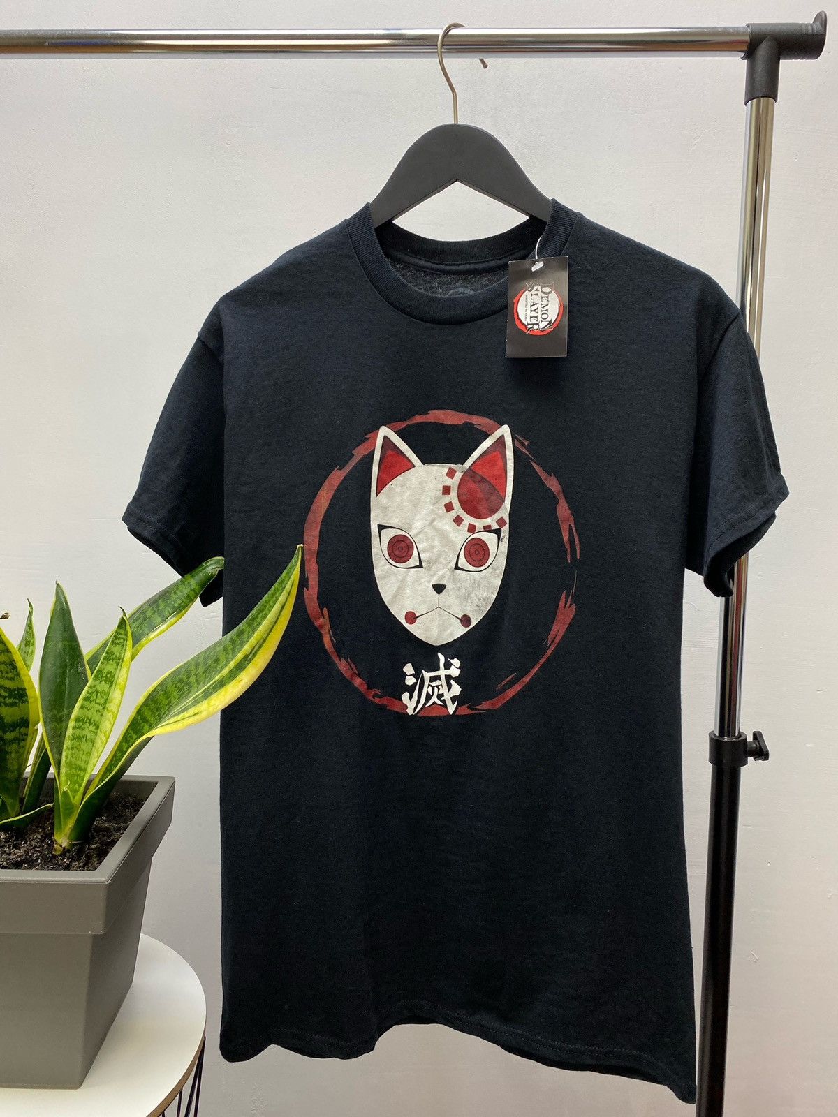 Vintage Demon Slayer Manga Tanjiro Warding Mask Anime T-shirt | Grailed