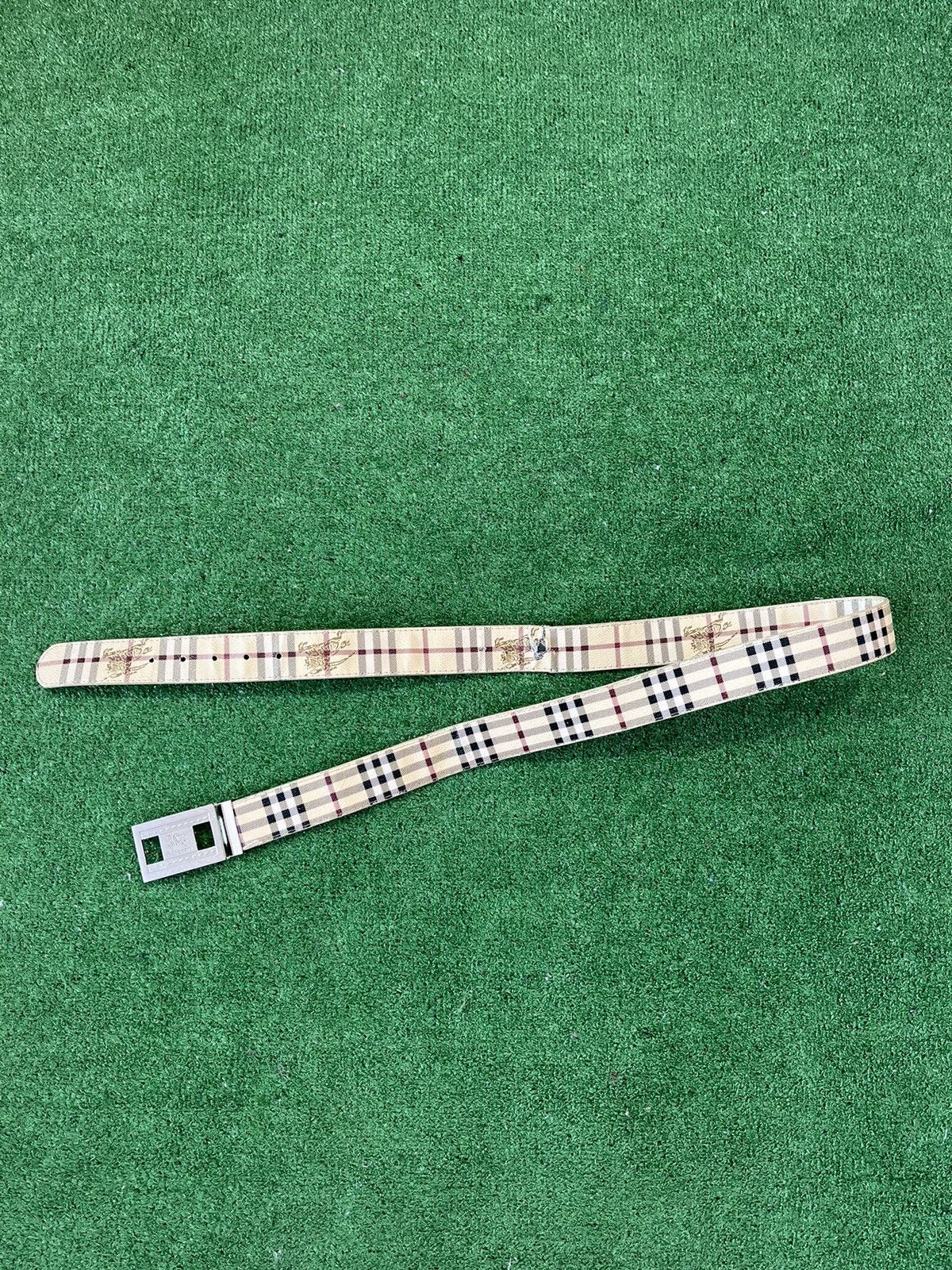 Burberry × Luxury × Vintage Burberry Monogram Reversible Belt Vintage ...