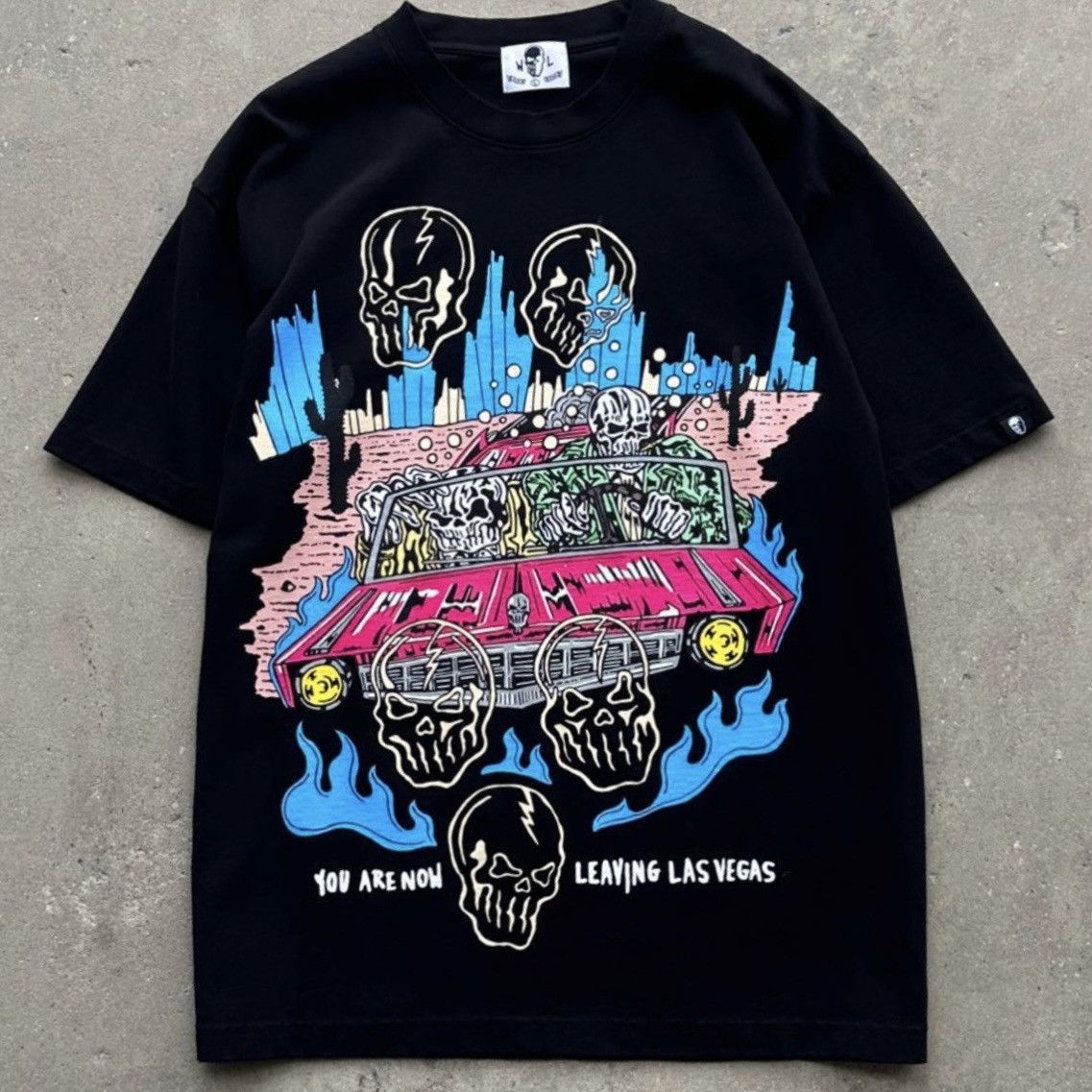 Warren Lotas 2023 WL STORE EXCLUSIVE LEAVING LAS VEGAS BLACK T-SHIRT (S ...