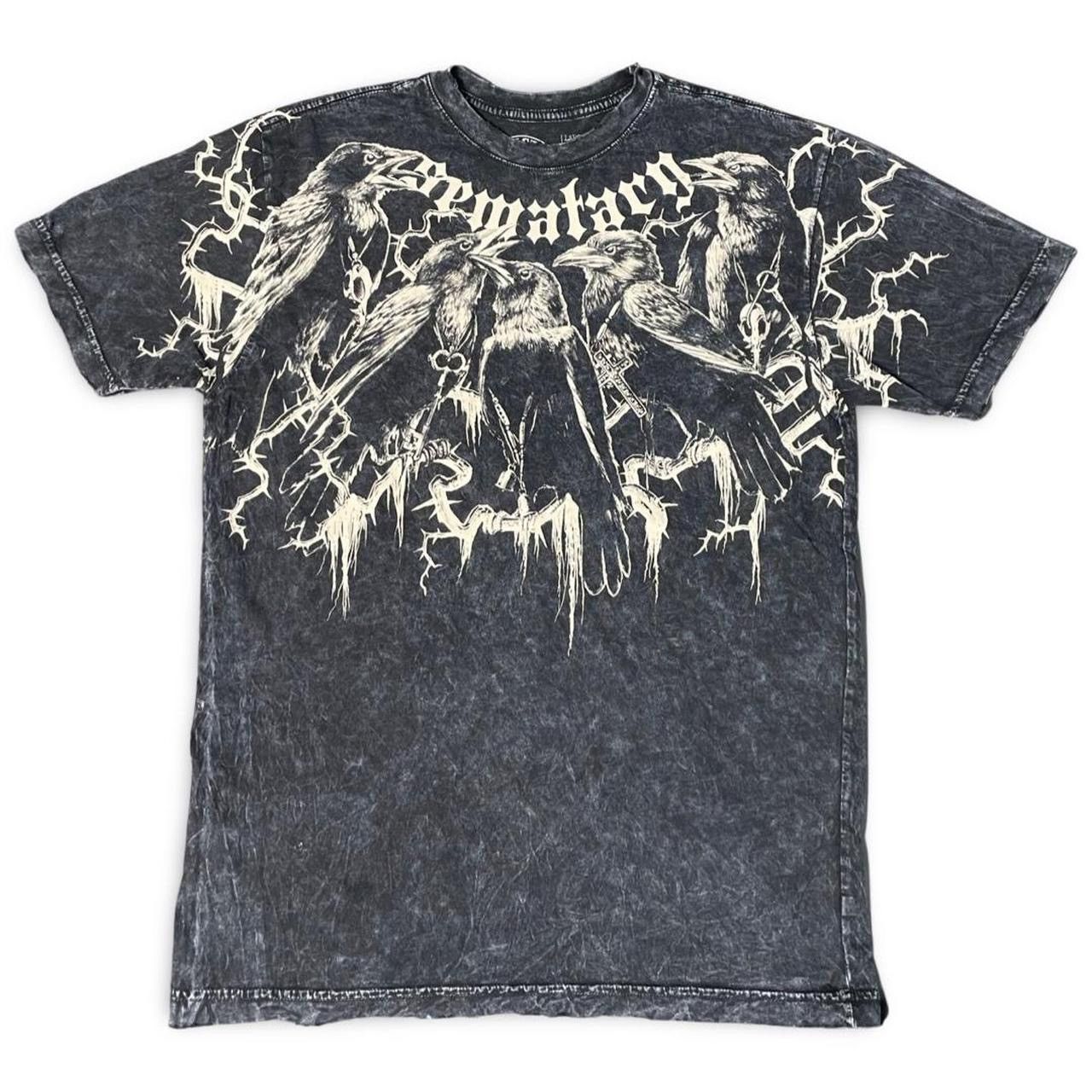Affliction × Streetwear Affliction x Sematary Crows Tee | Grailed