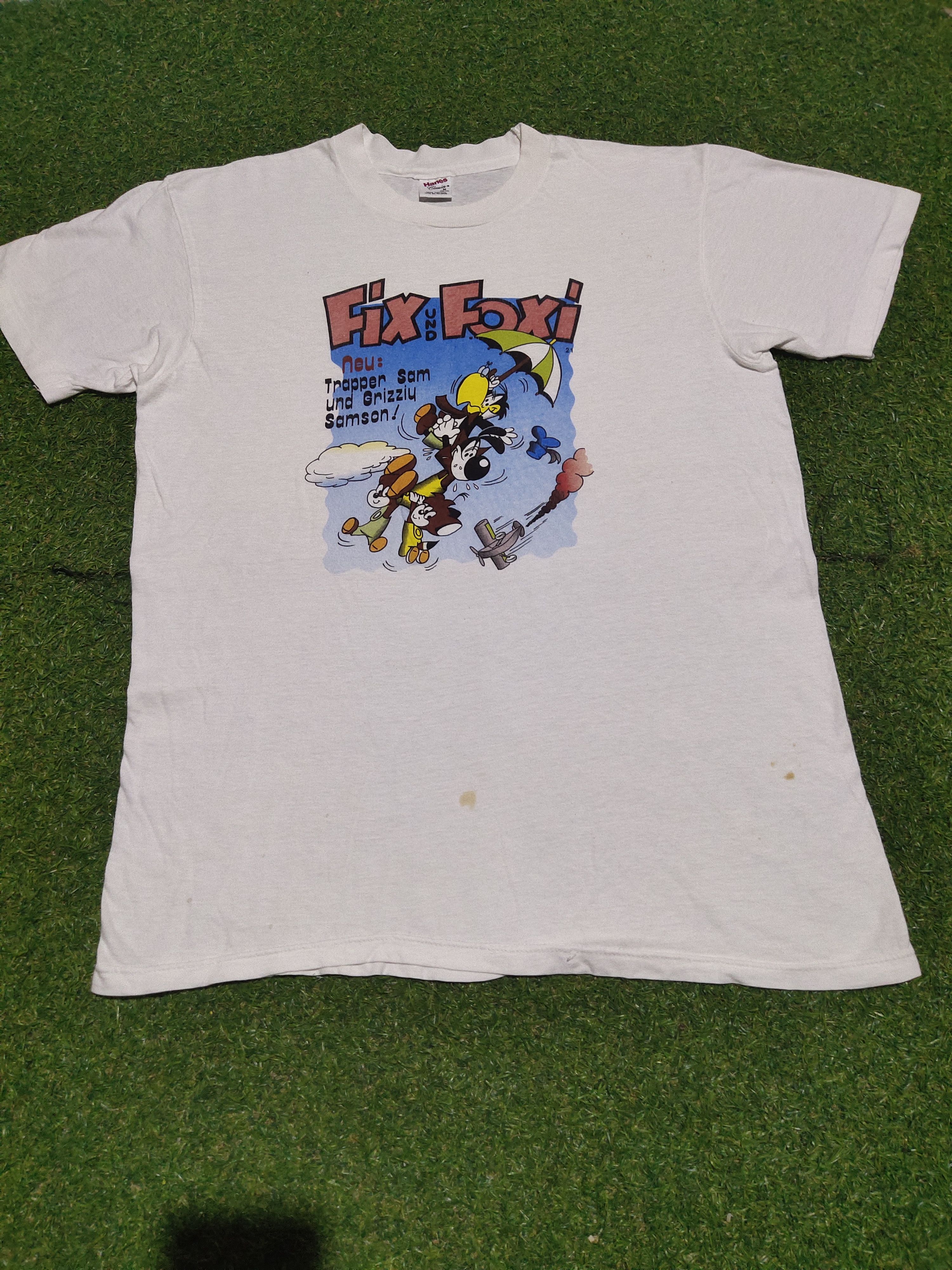 Cartoon Network × Hanes × Vintage VINTAGE 80' FIX UND FOXI CARTOON ...