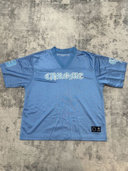 Chrome Hearts Chrome Hearts Blue Mesh Jersey | Grailed