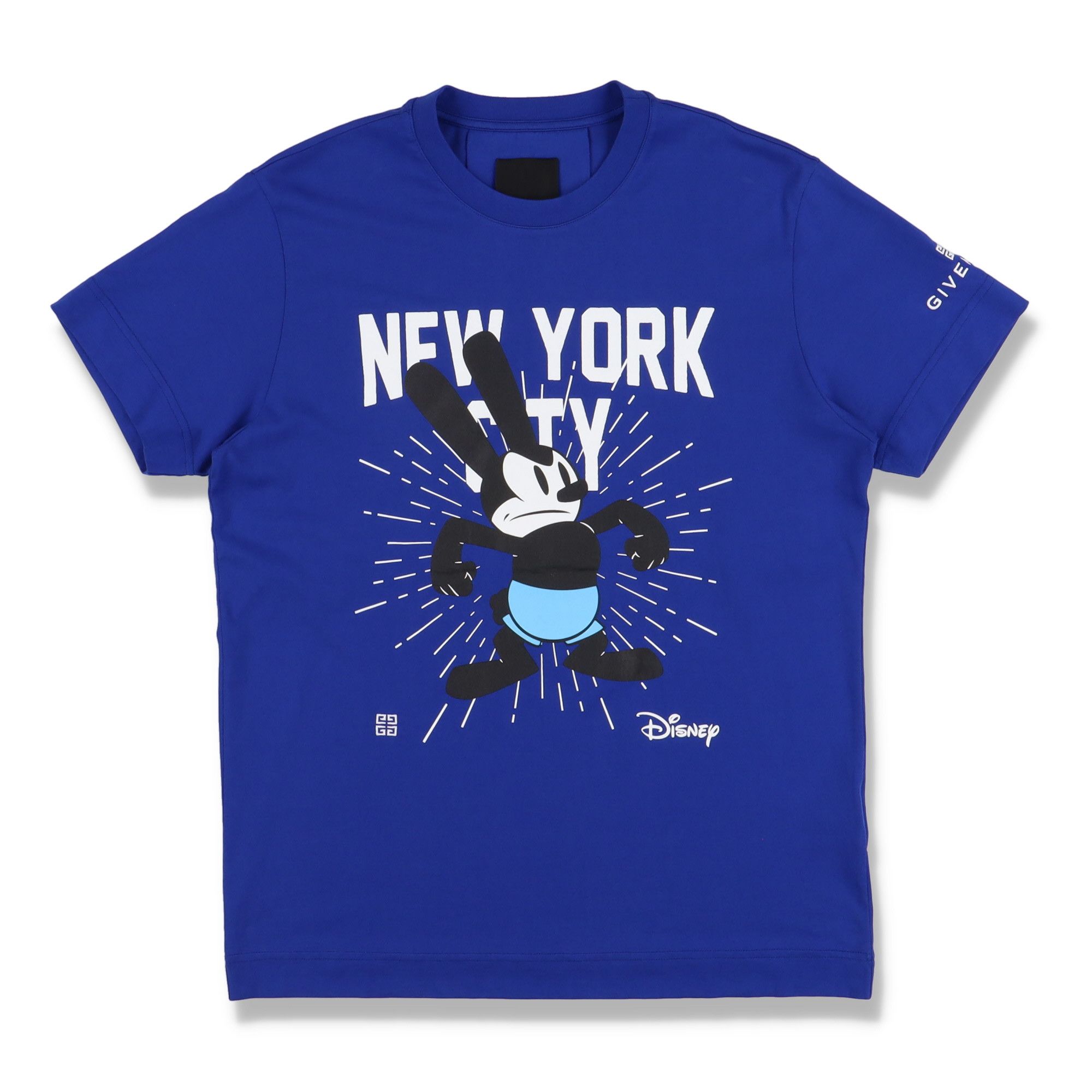 Disney × Givenchy Blue Oswald New York City Embroidered Logo T-shirt ...