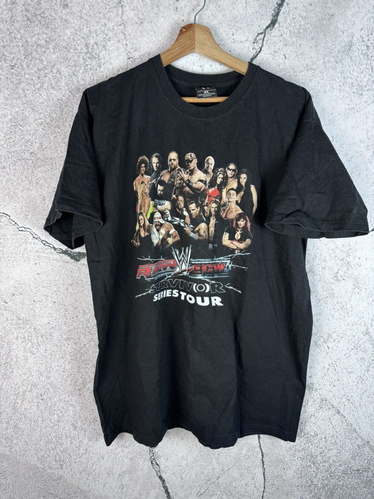 Wwf Wrestling Raw ECW Survivor Series Tour 2005 WWE T-Shirt | Grailed