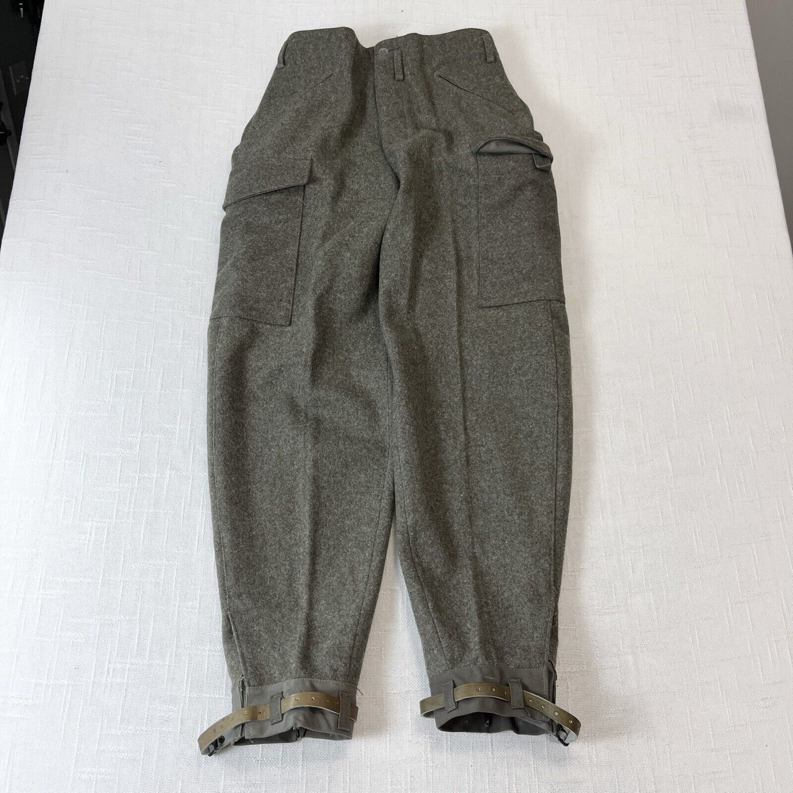 Military × Vintage Slitman WWII Swedish Military Wool Cargo Pants 29x30 ...