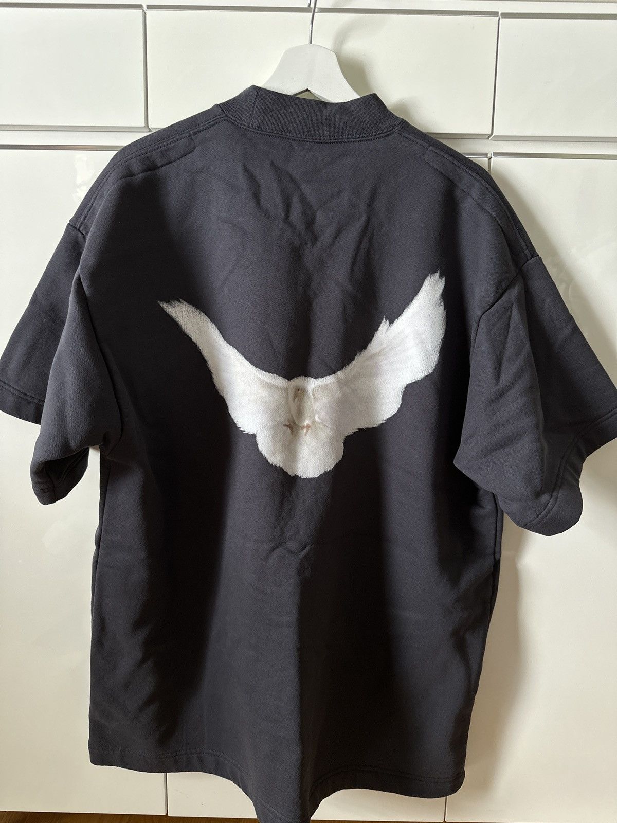 Balenciaga × Gap × Kanye West Yeezy Gap Dove Padded Heavy Fleece Tee ...