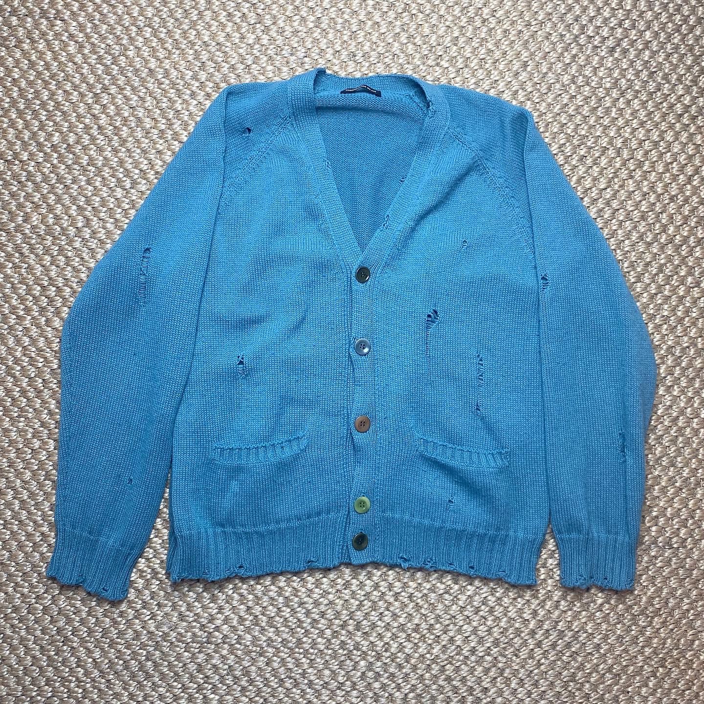 Undercover SS20 Distressed Cardigan | Grailed