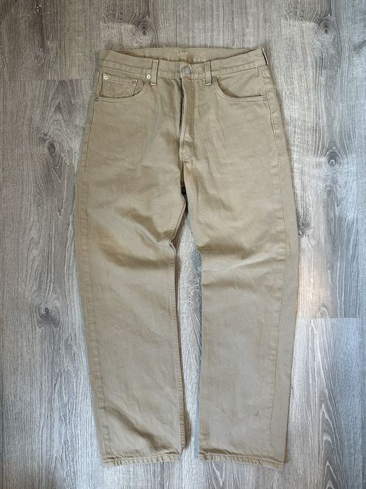 Levi's Levis 501 sand | Grailed