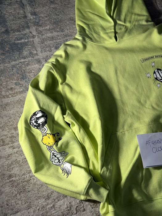 Chrome Hearts Chrome Hearts Matty Boy Link Hoodie Lime Green | Grailed