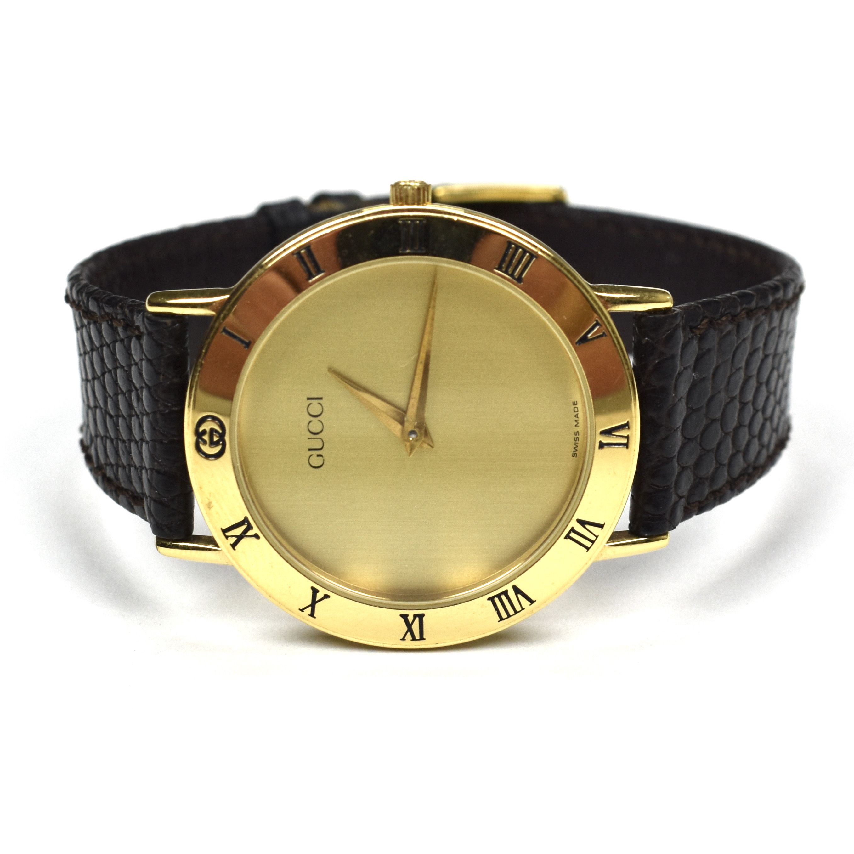Gucci Gucci 3000M Gold Dial Watch Vintage 1990s | Grailed