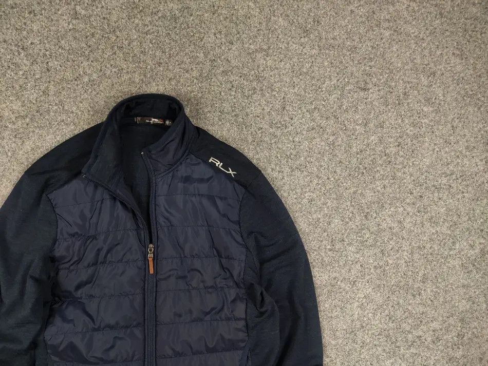 Polo Ralph Lauren RLX Ralph Lauren quilted Wool Light Blue Jacket | Grailed