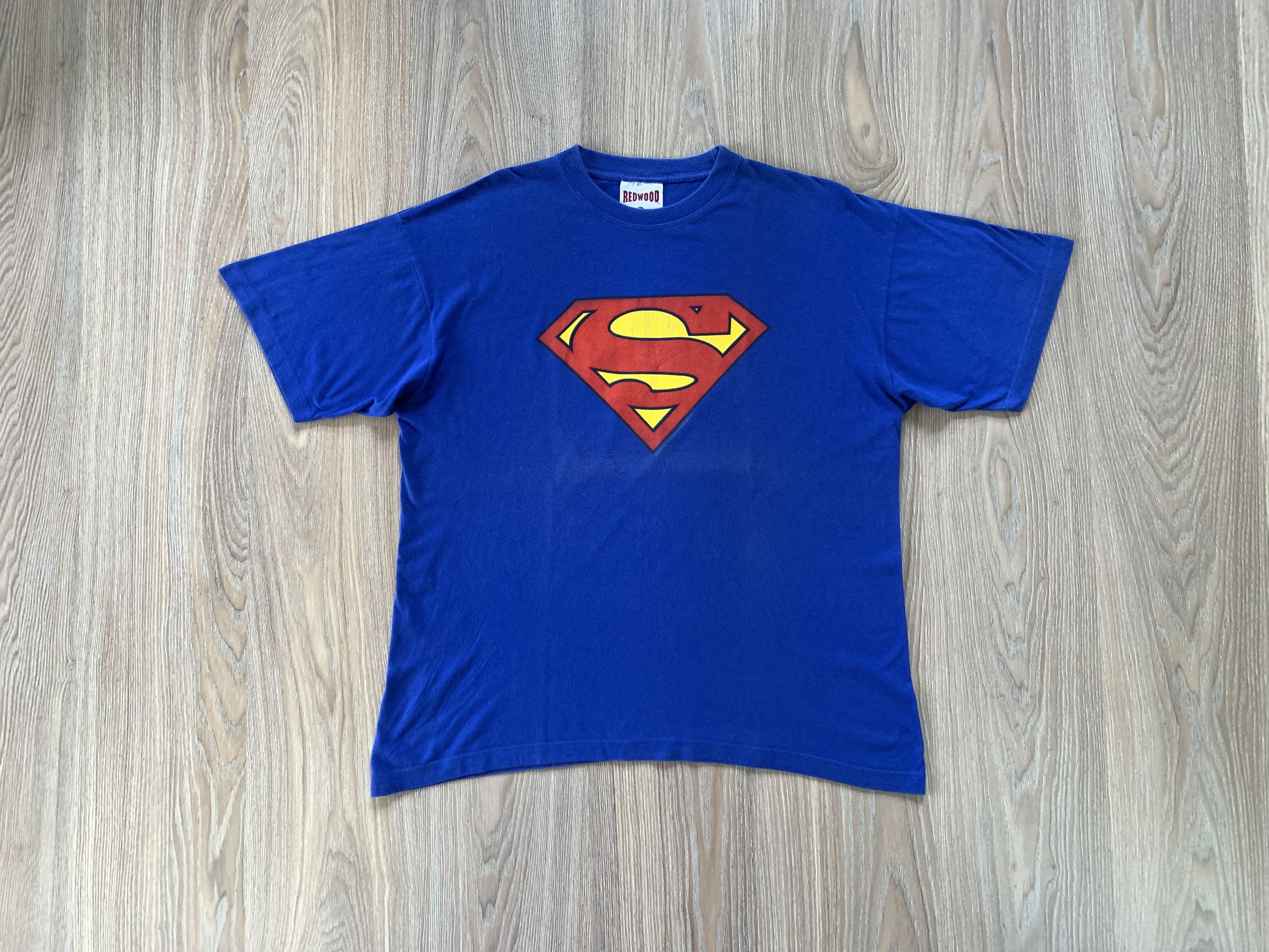 Marvel Comics × Vintage Rare 1994 Superman Y2K T-shirt 90s Redwood ...