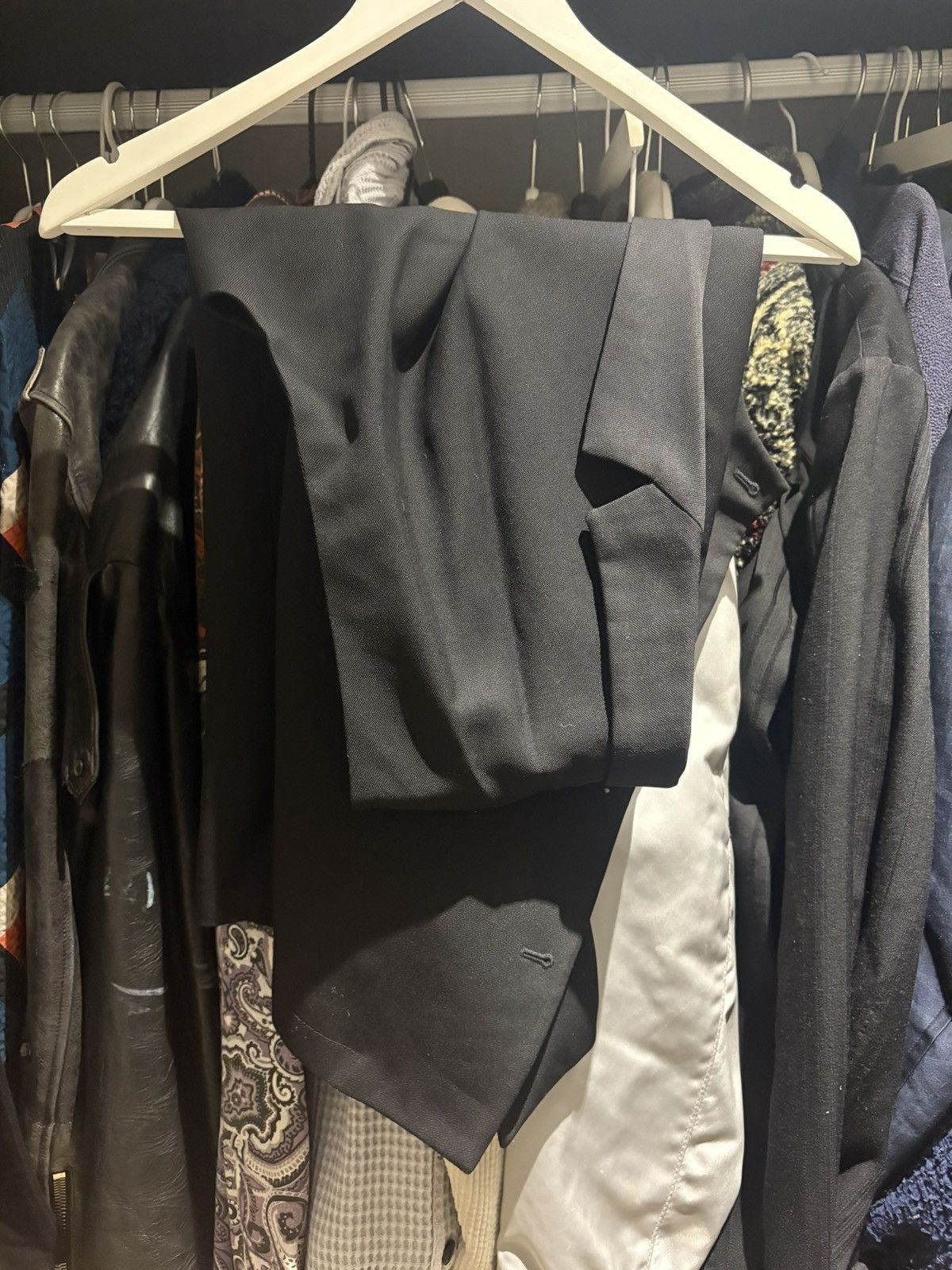 Raf Simons Raf Simons SS18 Replicants Asymmetric One Shoulder Blazer ...