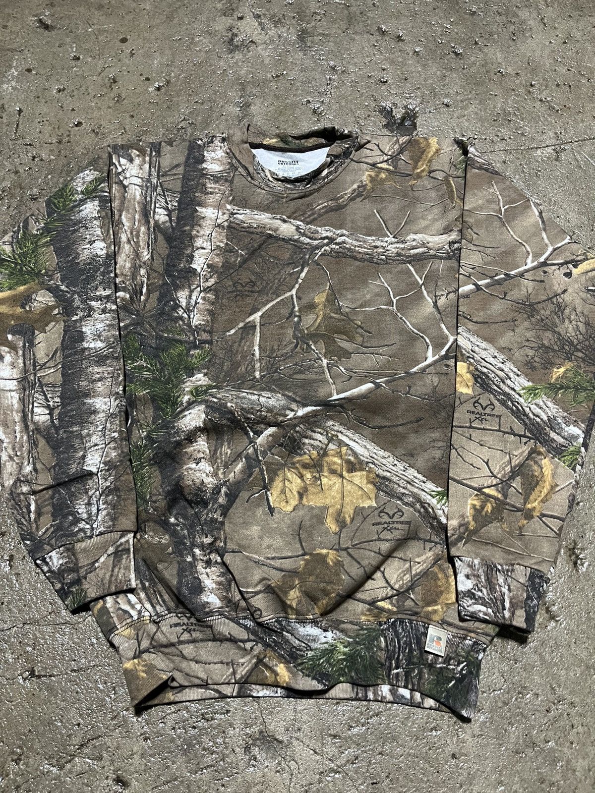 Vintage Crazy Vintage Y2K Carhartt Style Camo Essential Crewneck | Grailed
