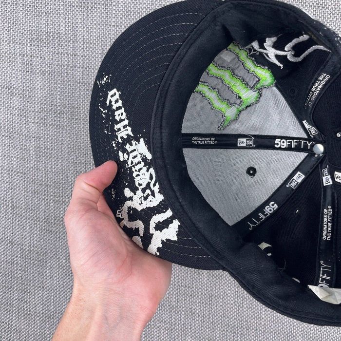 Vintage Fox Racing Monster Energy 4 Ricky Carmichael Grunge Hat 7.5 ...