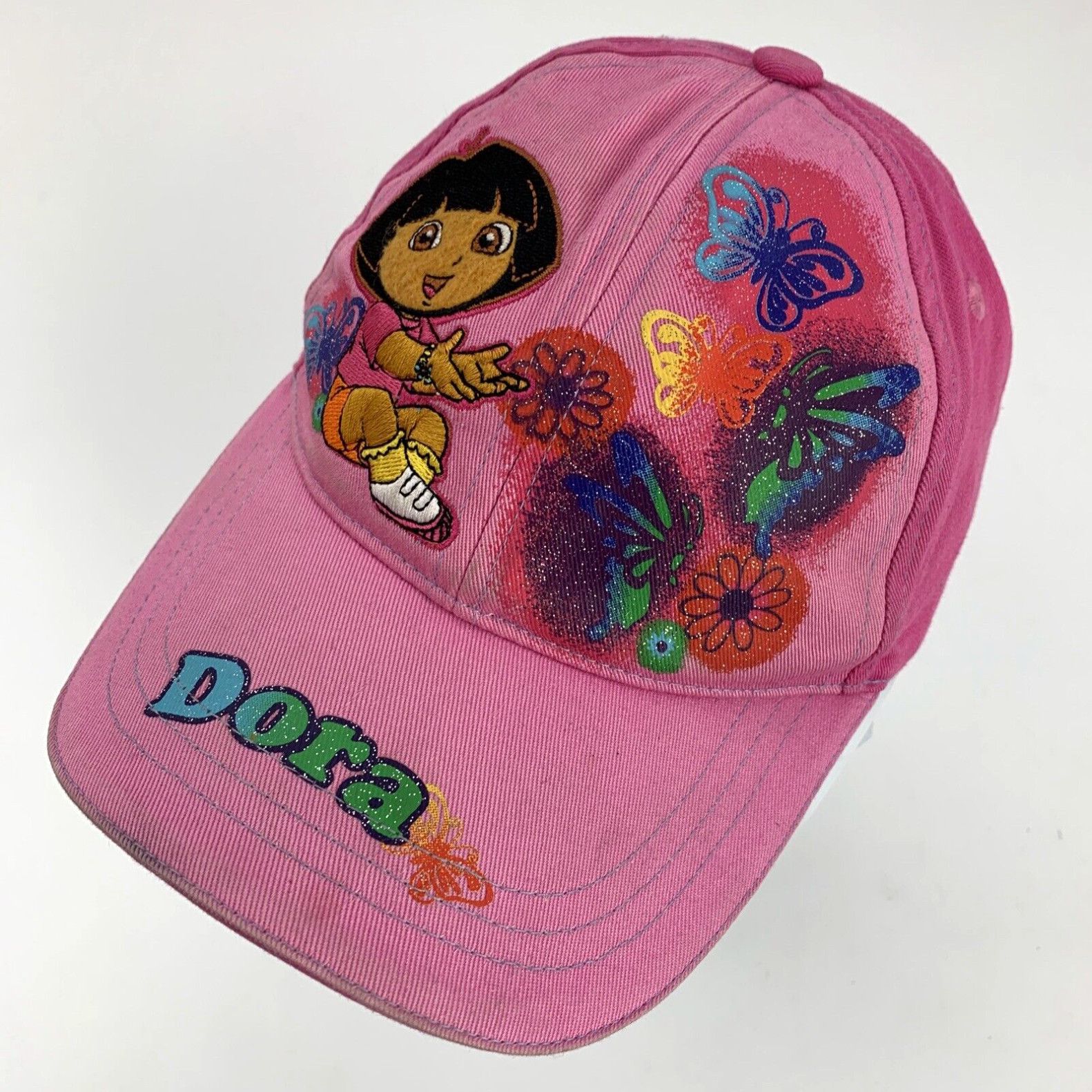 Nickelodeon Dora The Explorer Kids Girls Ball Cap Hat Adjustable ...