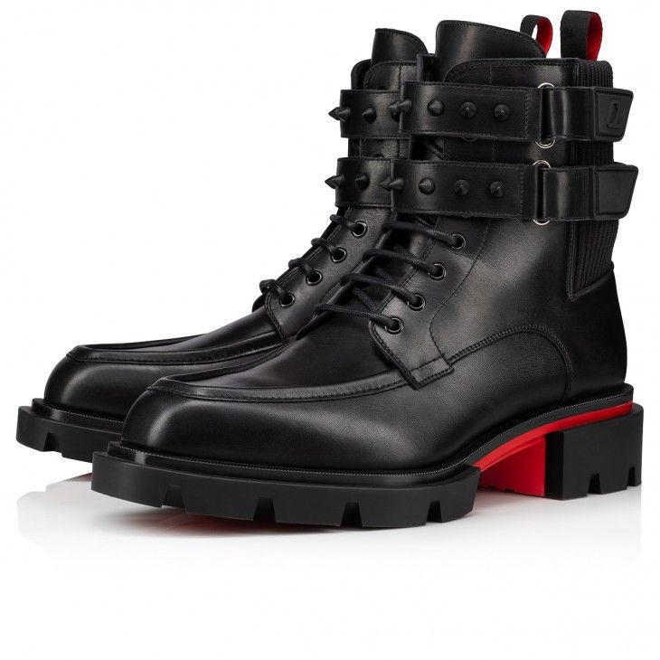 Christian Louboutin Our Fight Boots Calf leather and mesh | Grailed Christian Louboutin Our Fight Boots Calf leather and mesh | Grailed