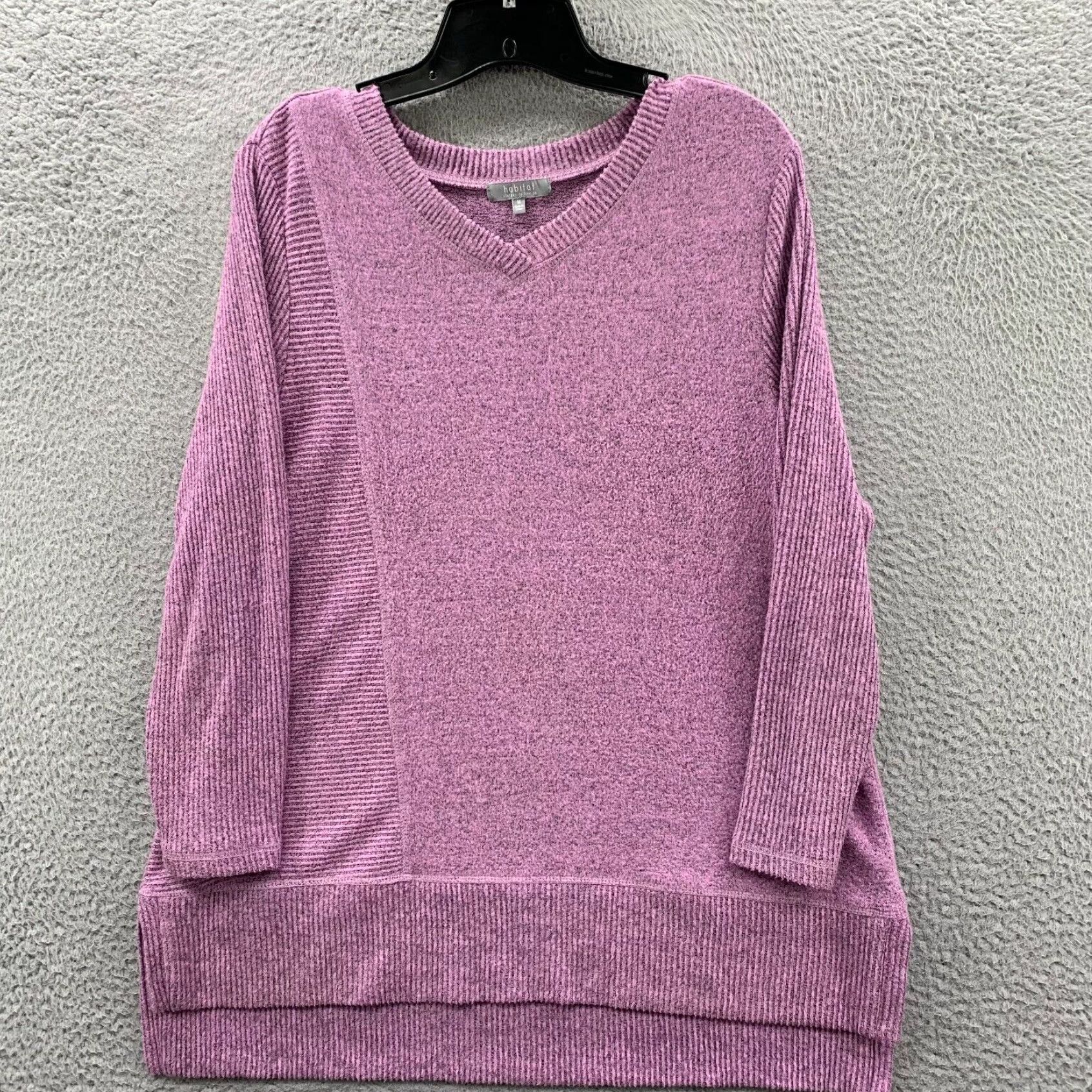 Habitat Habitat Clothes To Live In Womens Medium Sweater Purple Top ...